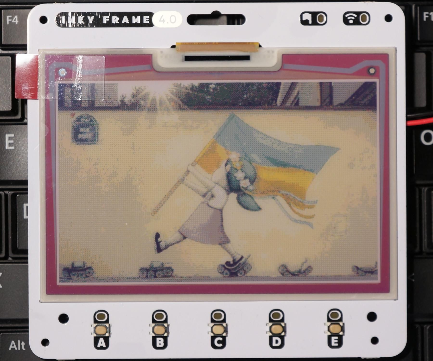 Pimoroni Inky Frame Comparison - 4 Inch Vs 5.7 Inch : 18 Steps (with ...