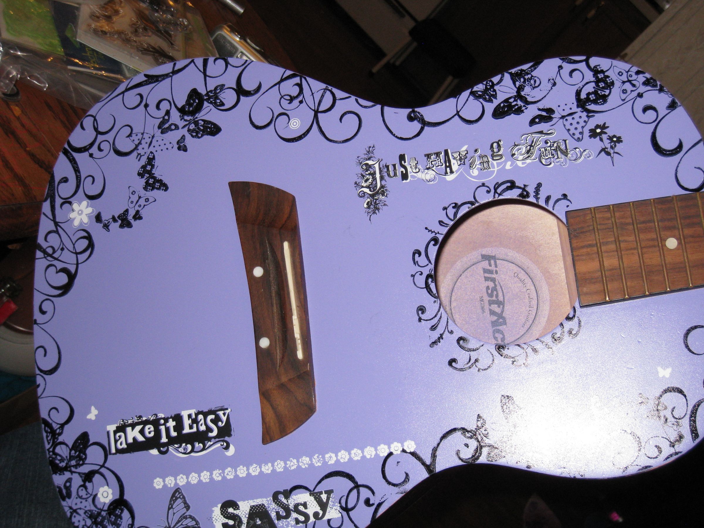 Customize Your Guitar! New Style for Crap Guitars. : 6 Steps ...