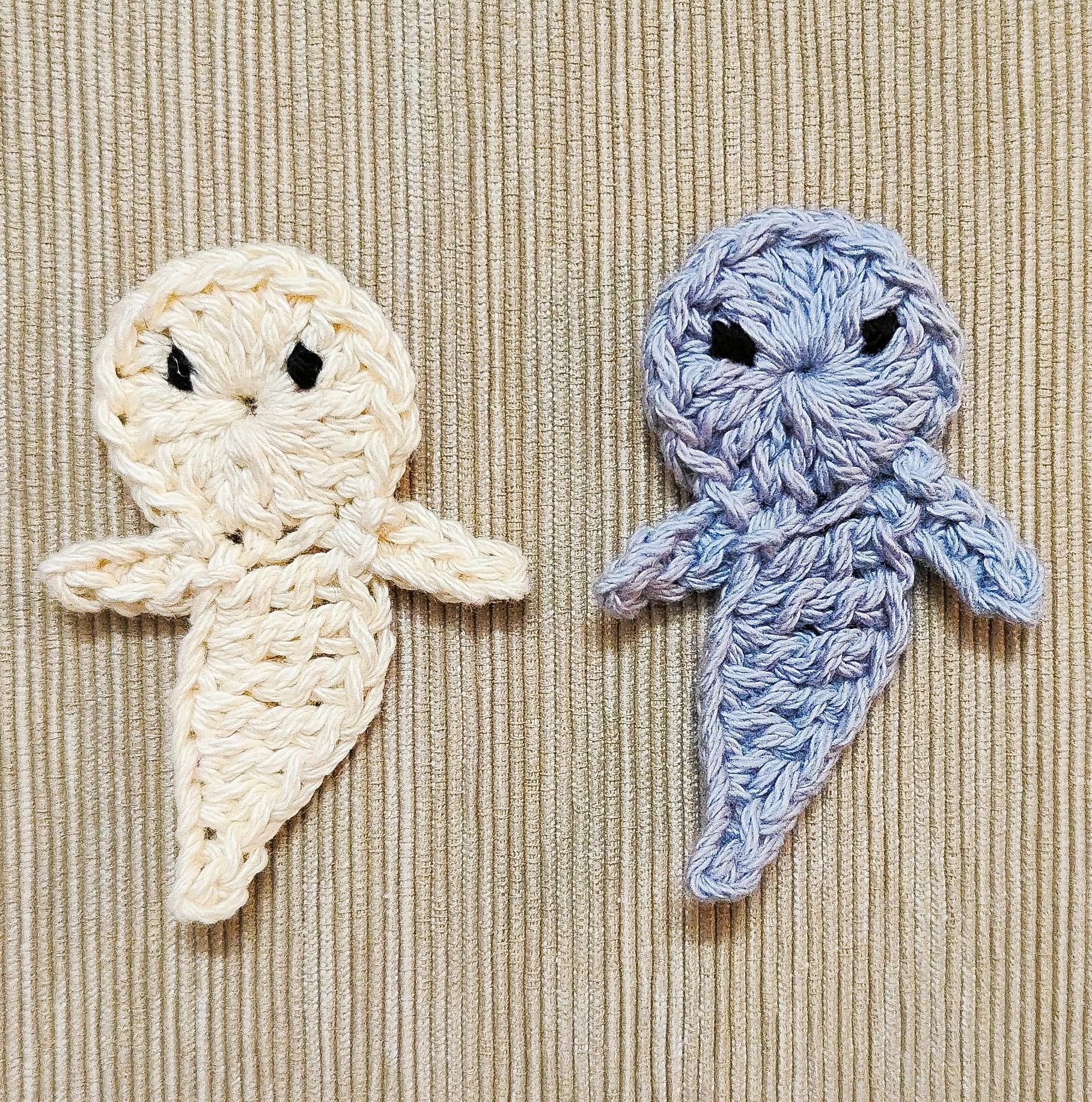 Cute Crochet Ghost Applique : 6 Steps (with Pictures) - Instructables