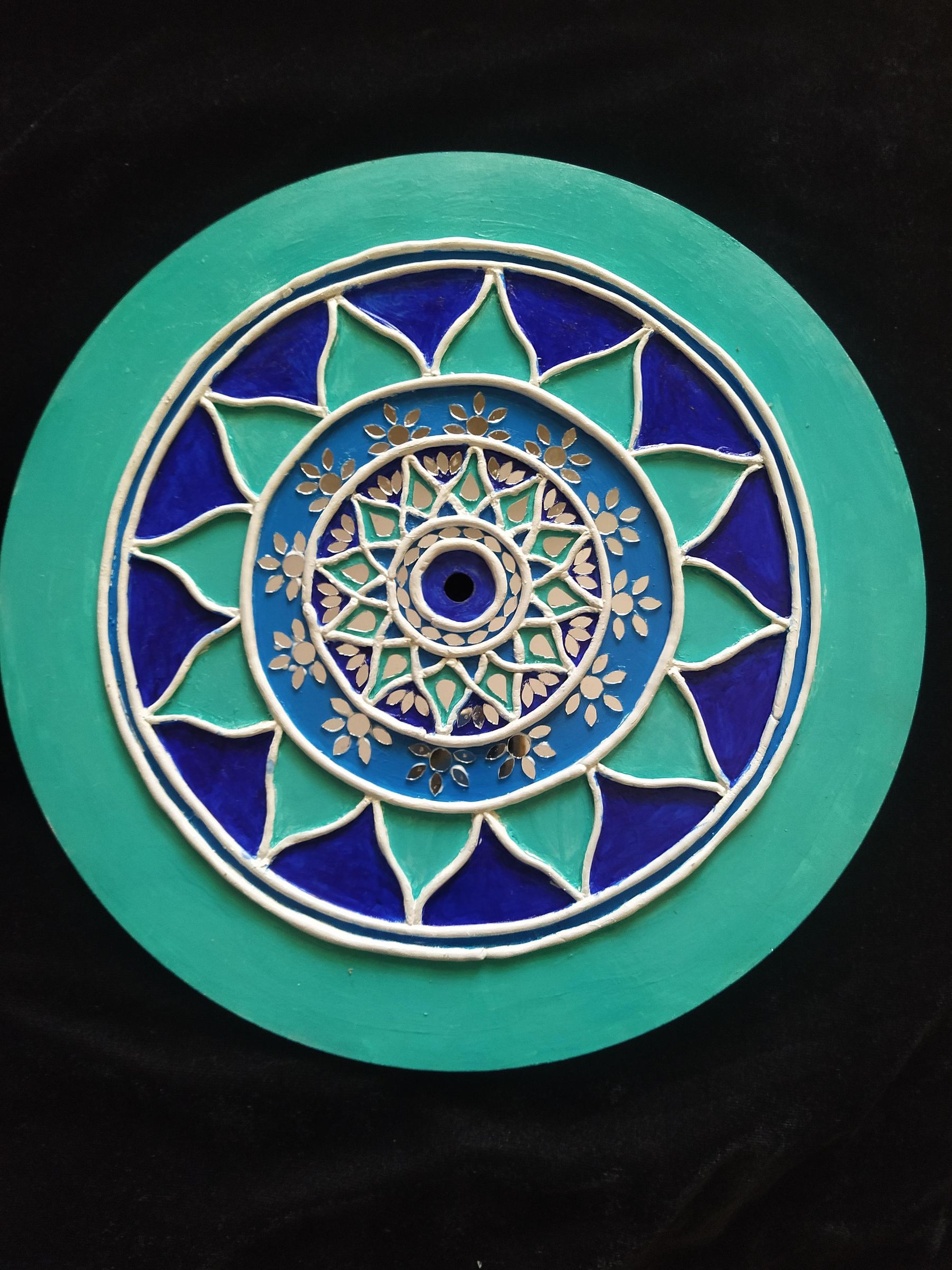 Blue Lippan Art Wall Clock : 24 Steps (with Pictures) - Instructables