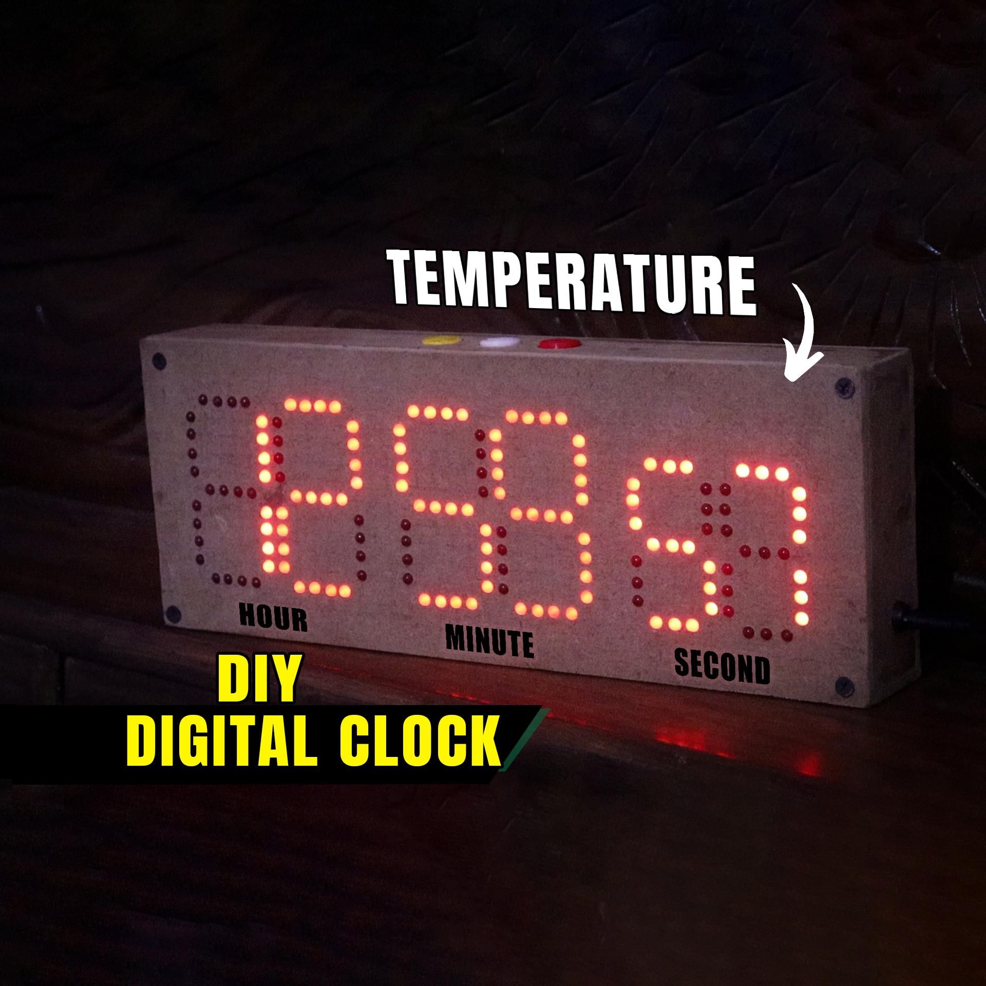How to Make a 6-Digit Digital Clock at Home Using Arduino & RTC Module ...