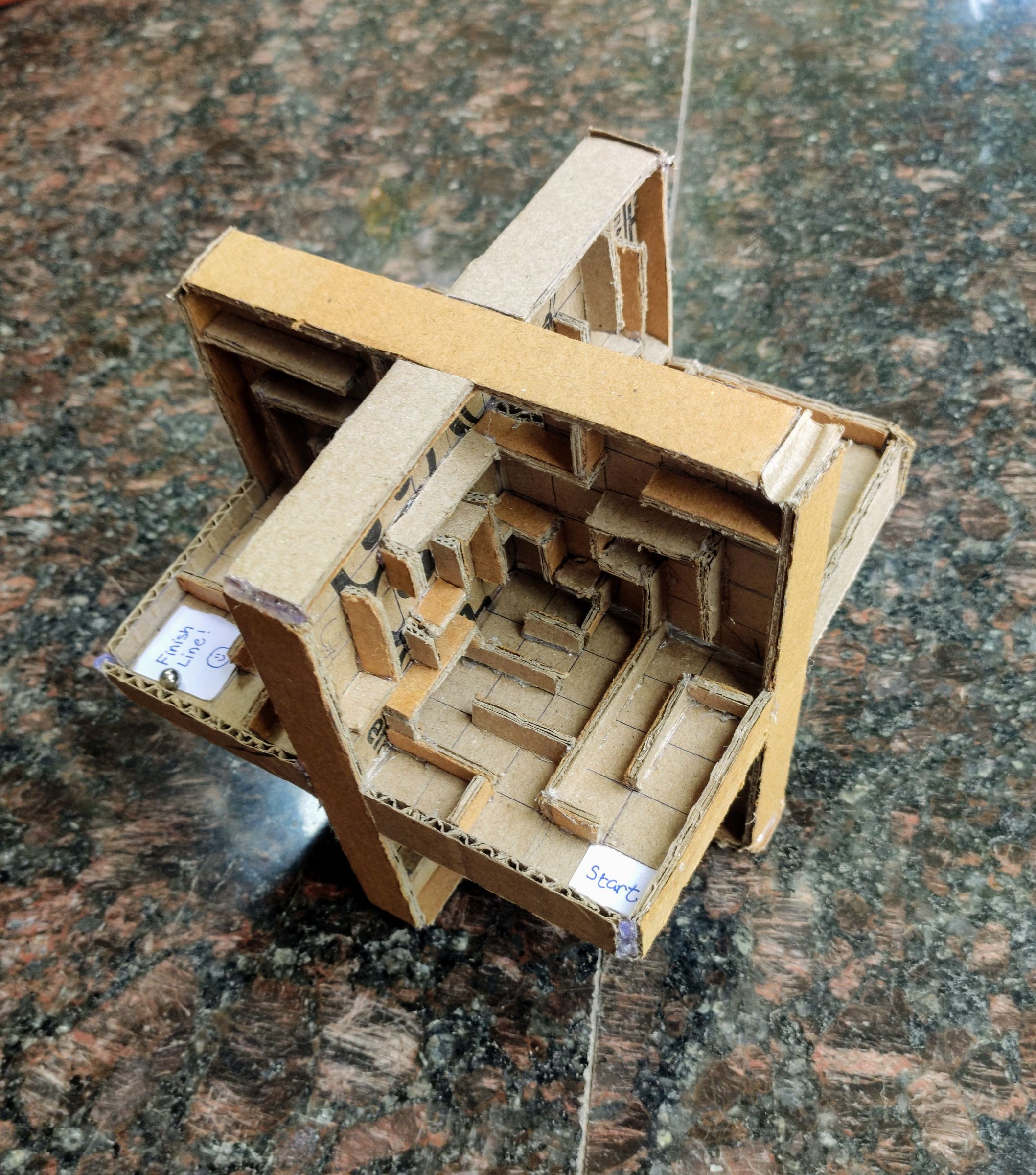 3D Cardboard Labyrinth Maze : 19 Steps (with Pictures) - Instructables