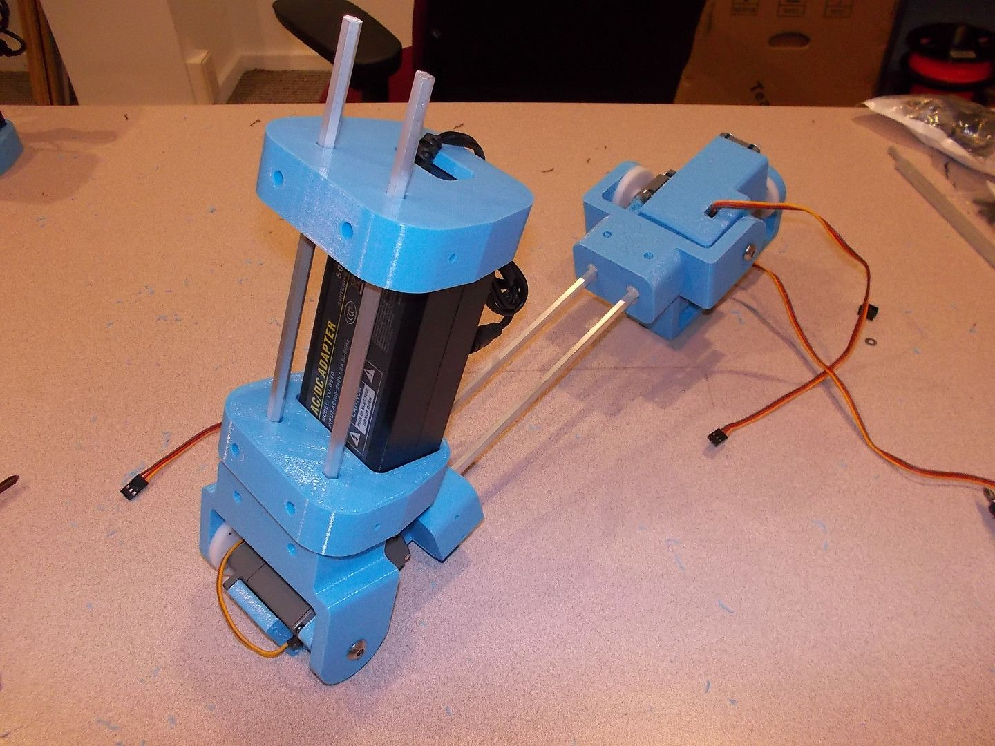 ASPIR: Full-Size 3D-Printed Humanoid Robot : 80 Steps (with Pictures ...