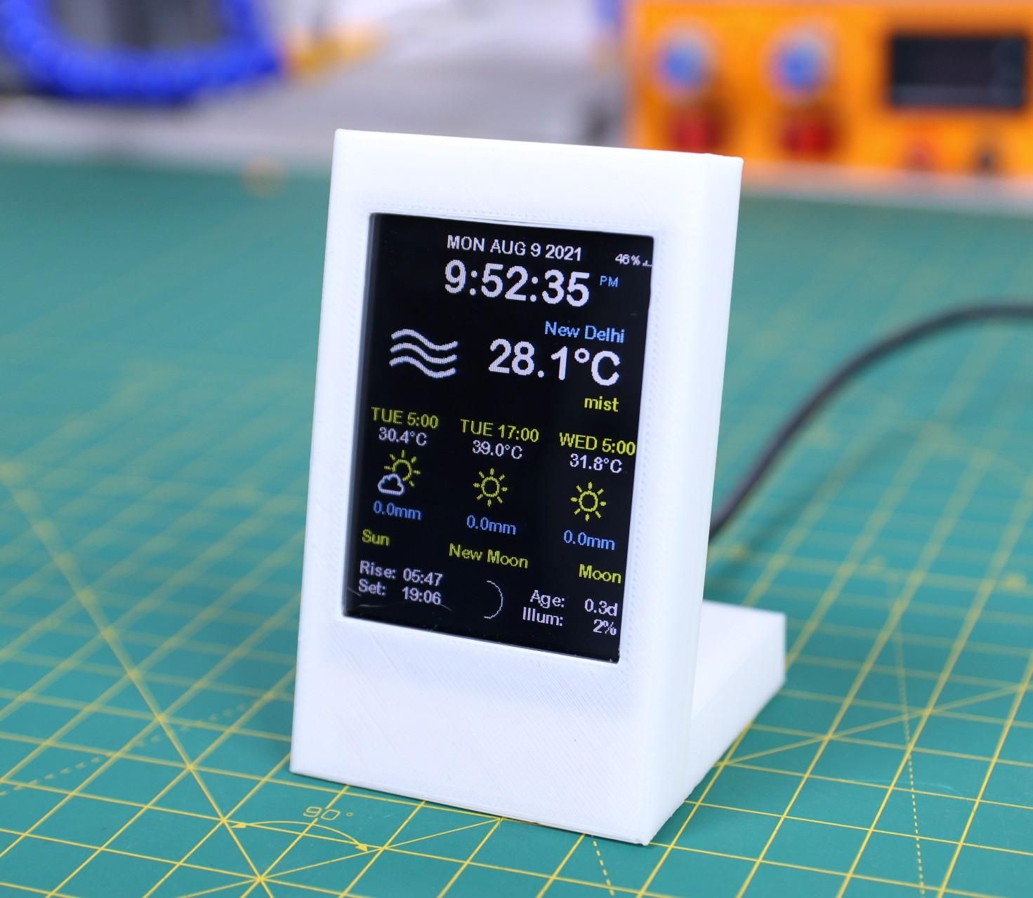 ESP8266 Weather Widget V2.0 : 13 Steps (with Pictures) - Instructables