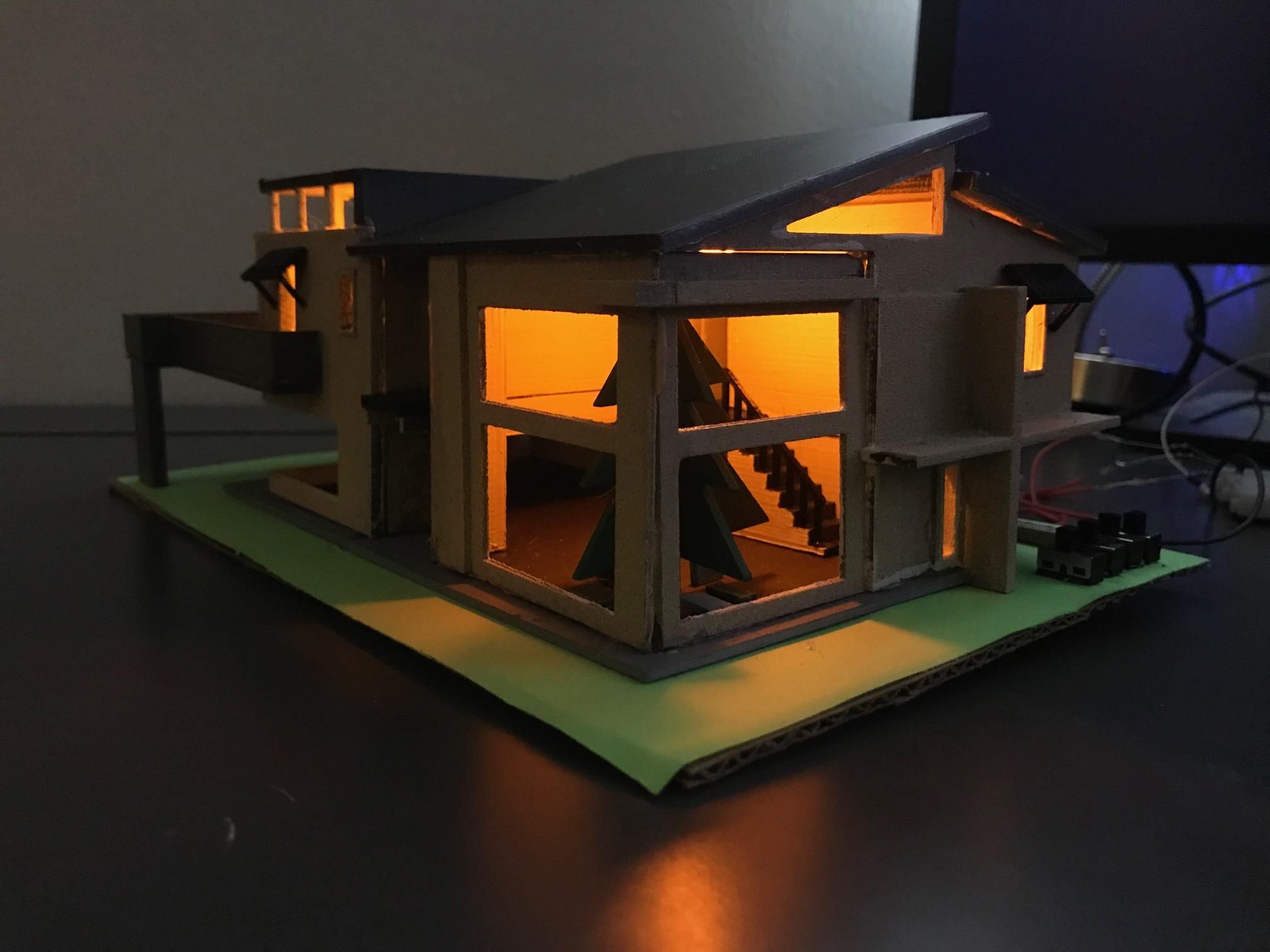 3d Printed House With Interior Lighting : 5 Steps - Instructables