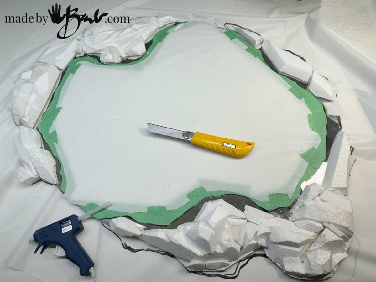 Make a Faux Rock Mirror With Paper! Light & Strong! : 8 Steps (with ...