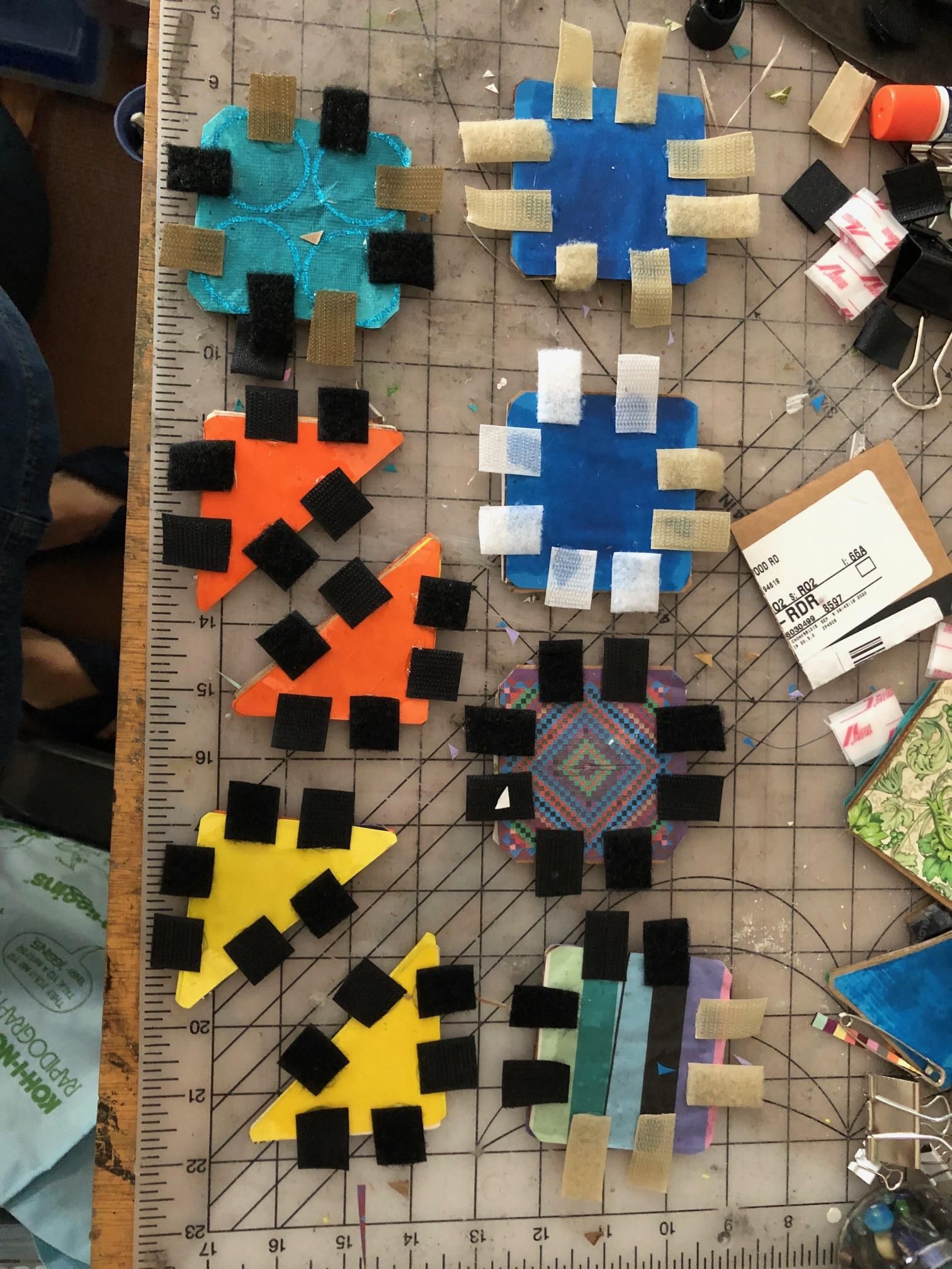 Cardboard and Velcro Building Tiles : 7 Steps (with Pictures ...