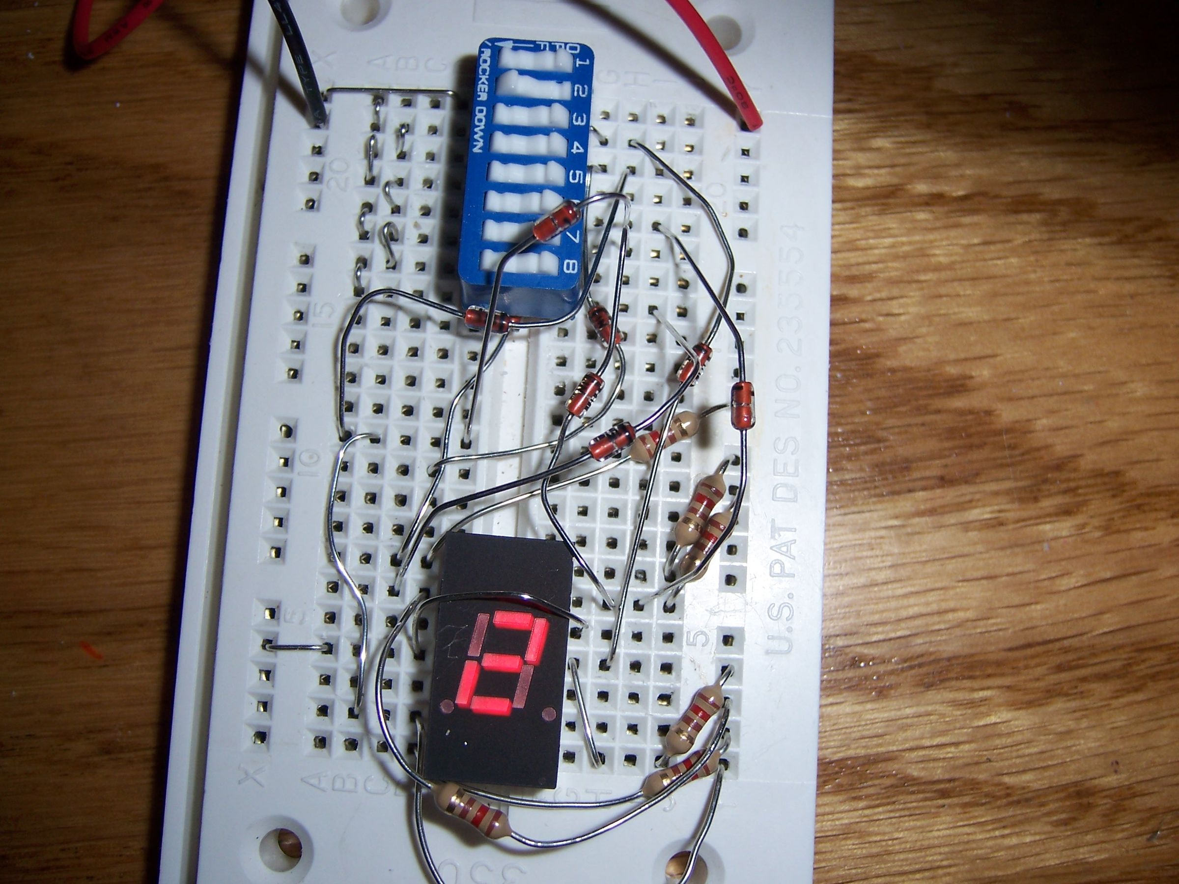 TOD: Diode Matrix ROM Intro (7-segment Display) : 7 Steps - Instructables