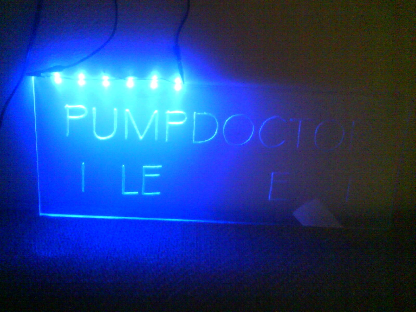 Edge Lit LED Sign (Updated 3/31/09) - Instructables