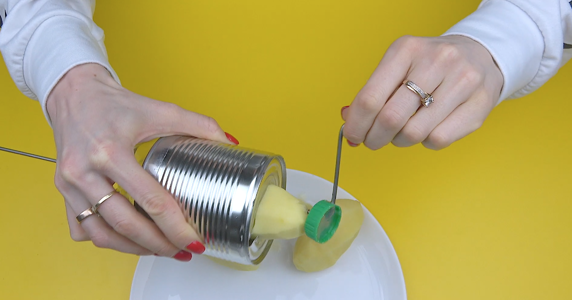How to Make a Spiral Potato Cutter at Home || DIY Spiral Potato Slicer ...