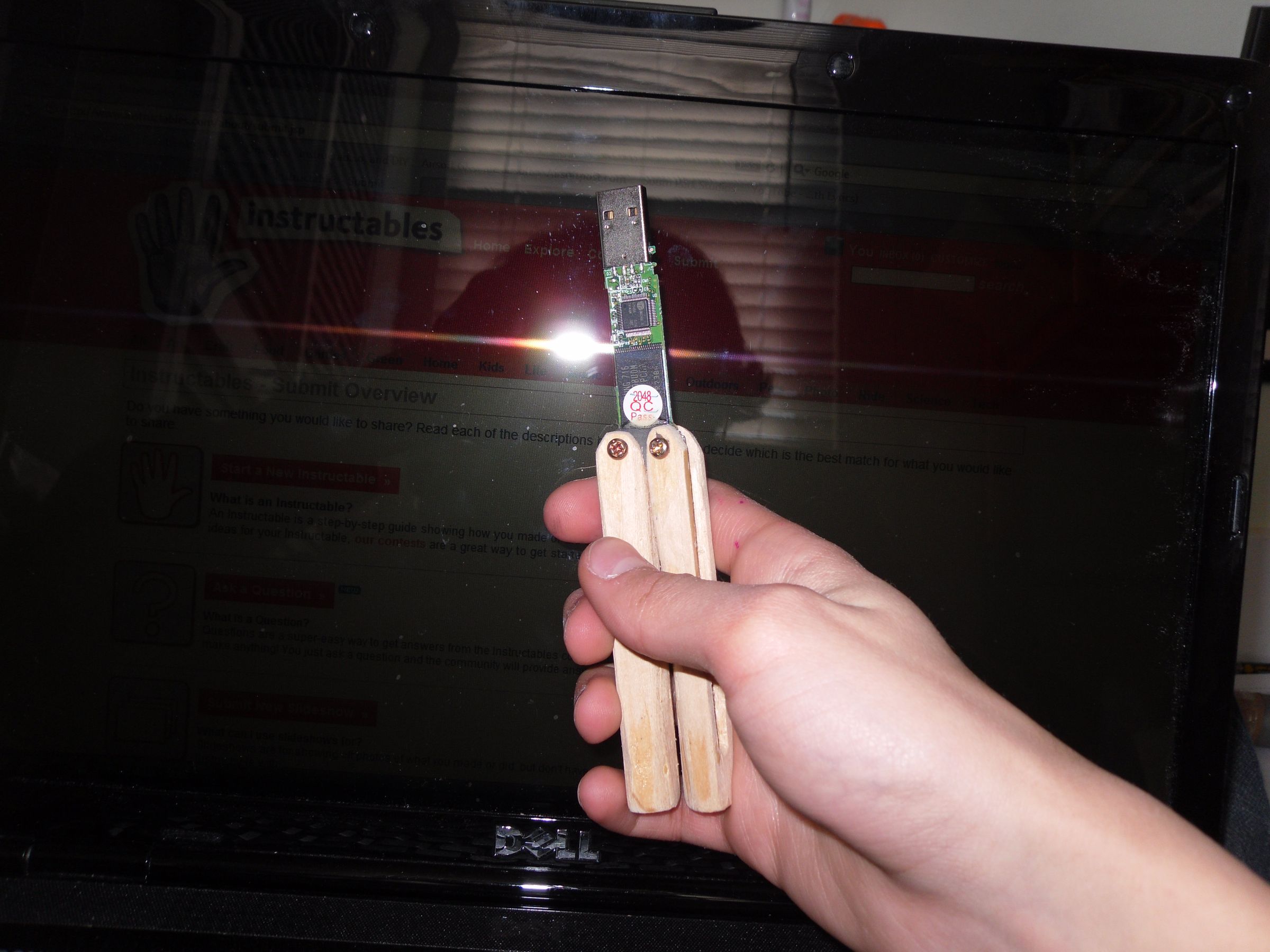 USB Drive Butterfly Knife - Instructables