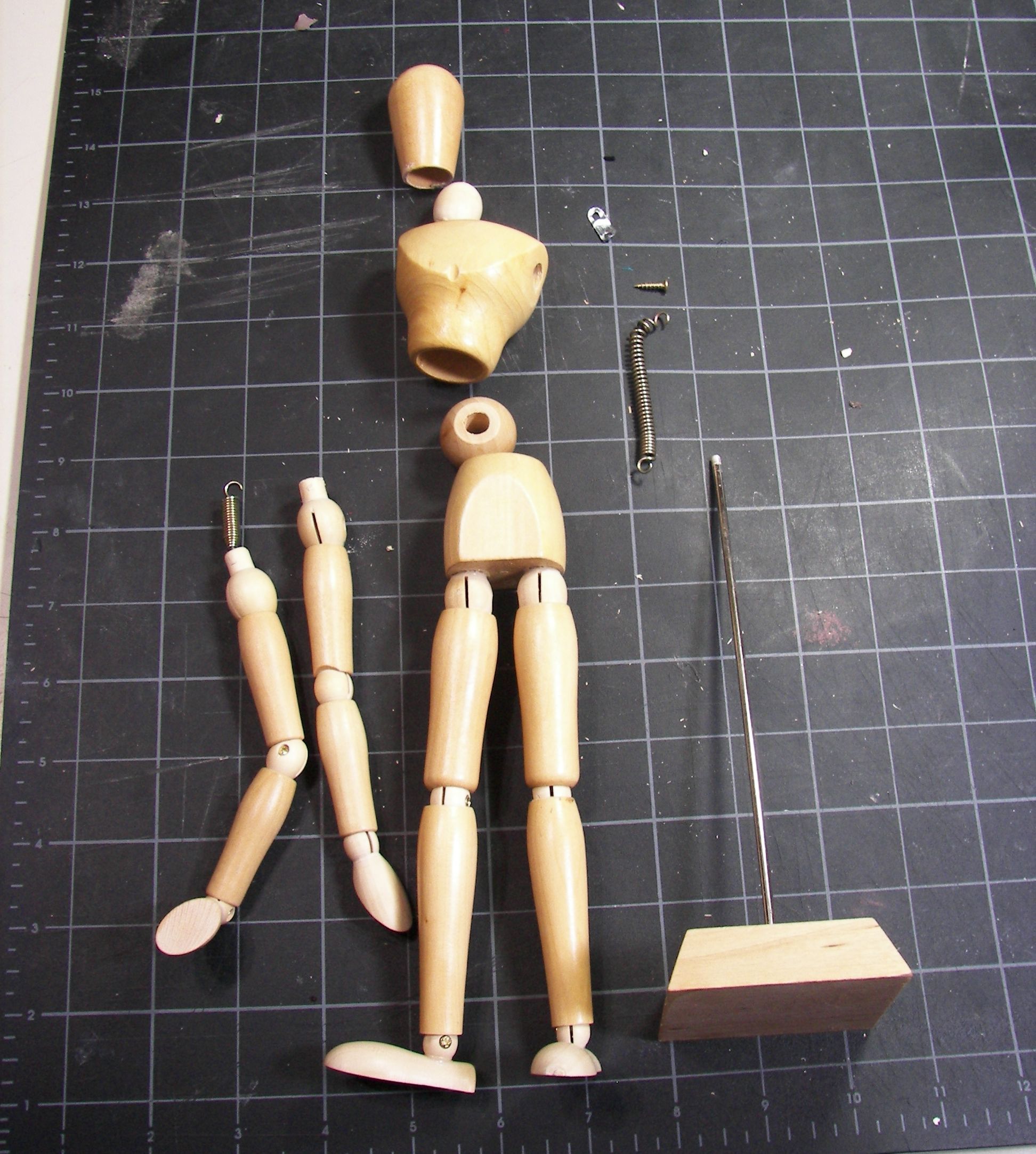 Wood Manikin Figure Lamp With IPad - a DIY Tutorial : 10 Steps (with ...