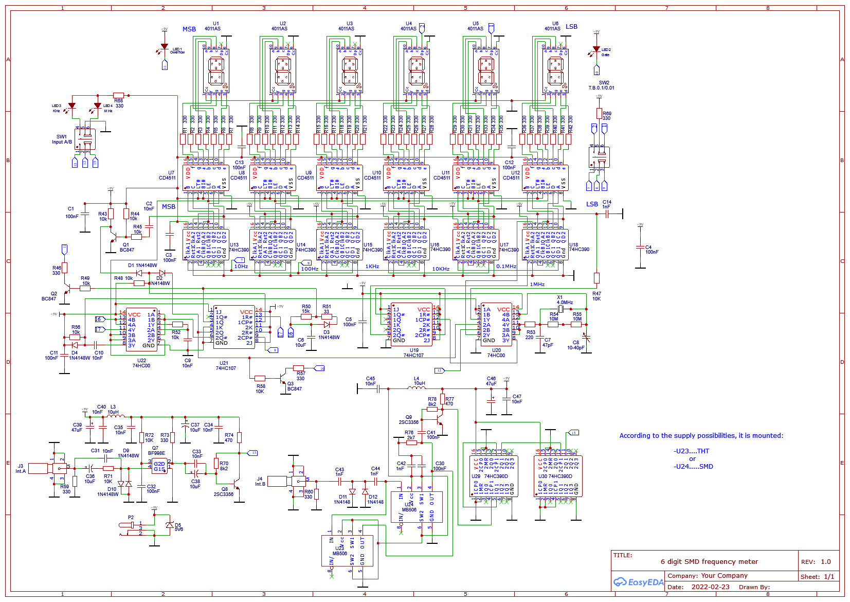 Complete SMD HCMOS Frequency Meter : 5 Steps (with Pictures ...