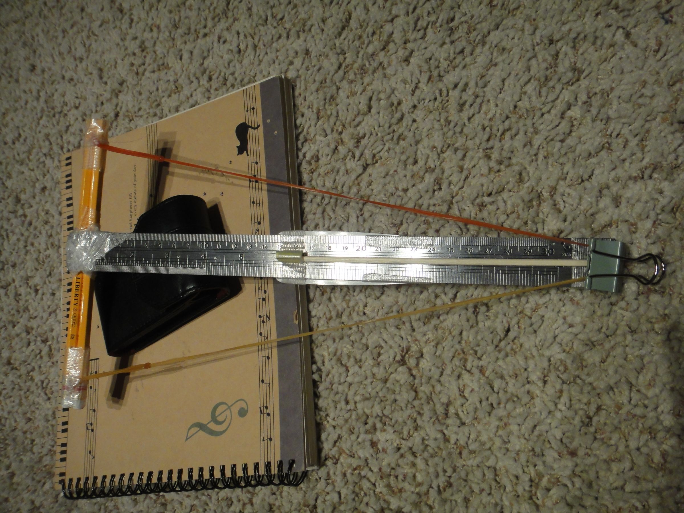 Ruler Crossbow : 6 Steps - Instructables