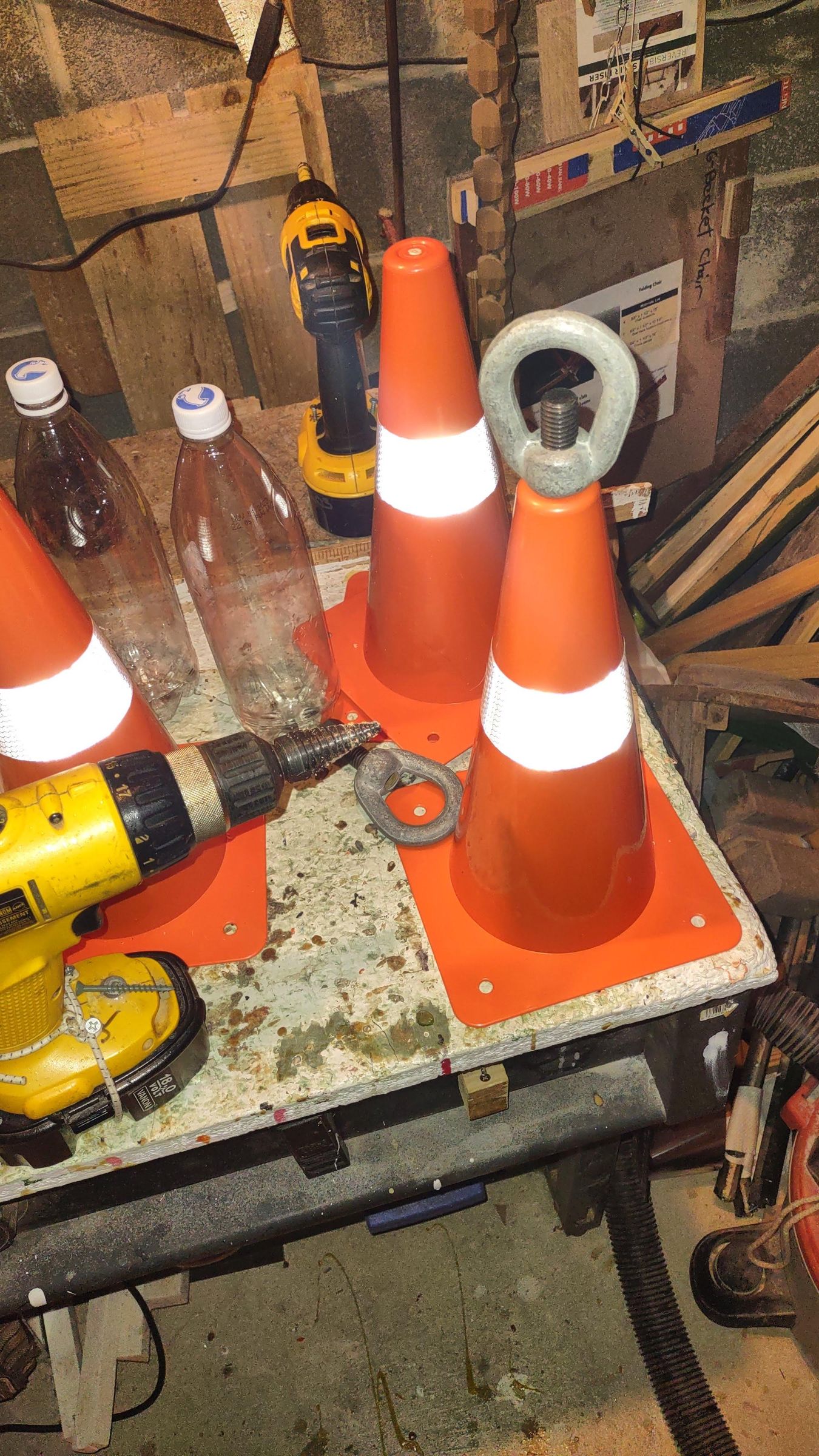 Traffic Cone Floating Buoy From the $1.25 Store With Upcycled Material ...