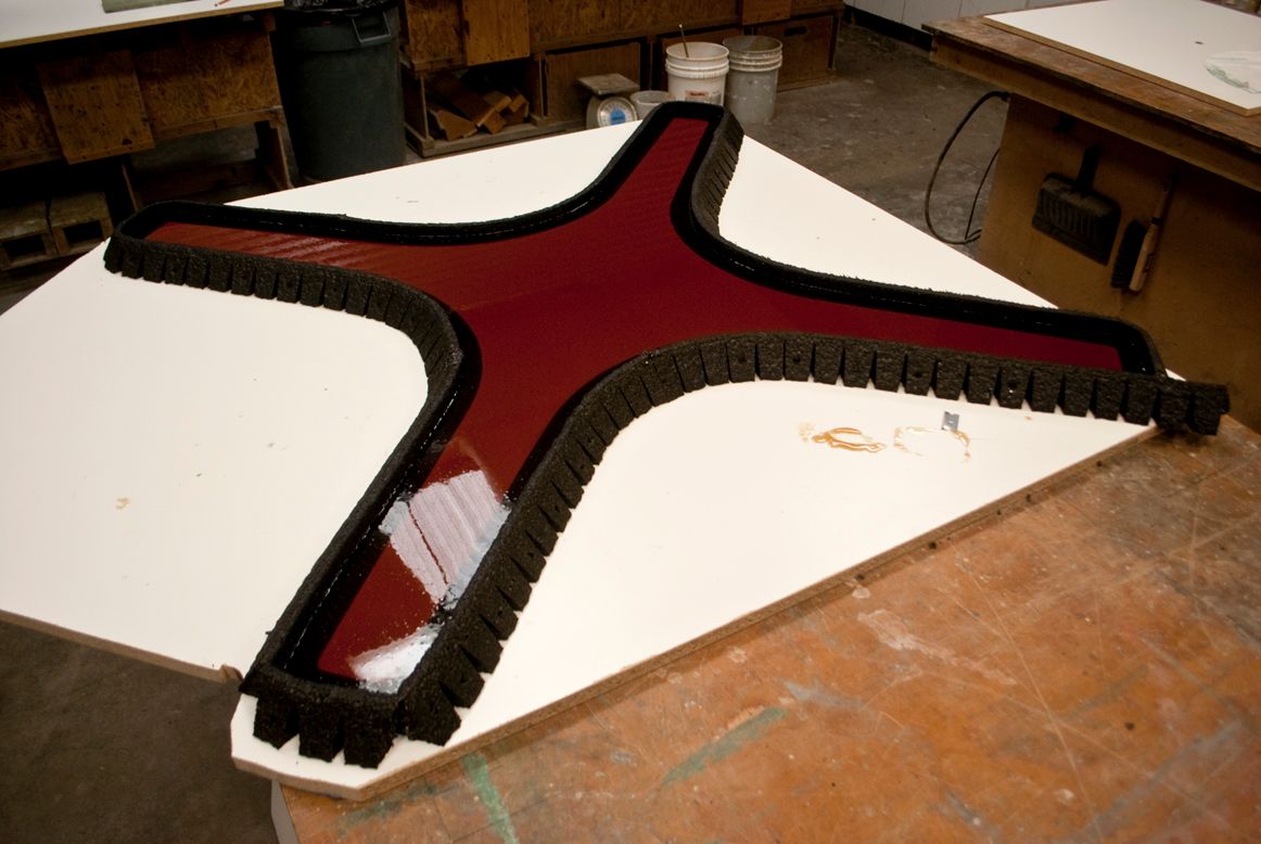 Bent Concrete Side Table From a Rubber Mold. : 13 Steps (with Pictures ...