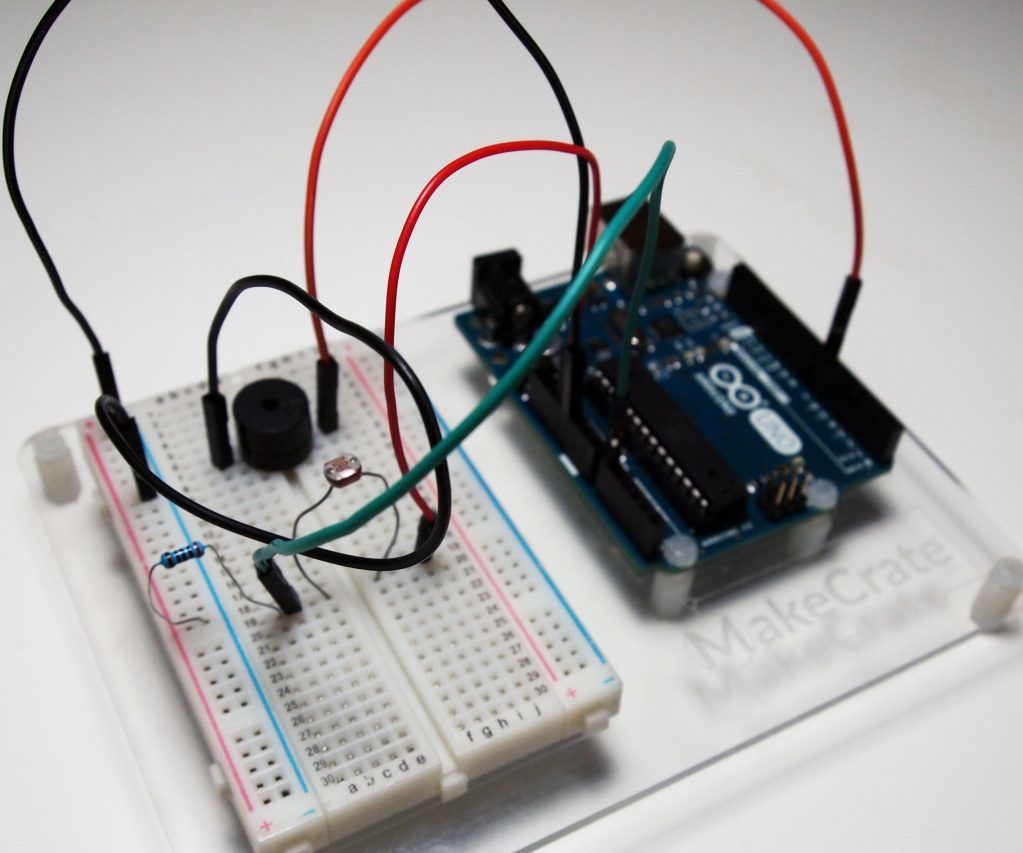 Optical Theremin With Arduino Uno 11 Steps Instructables