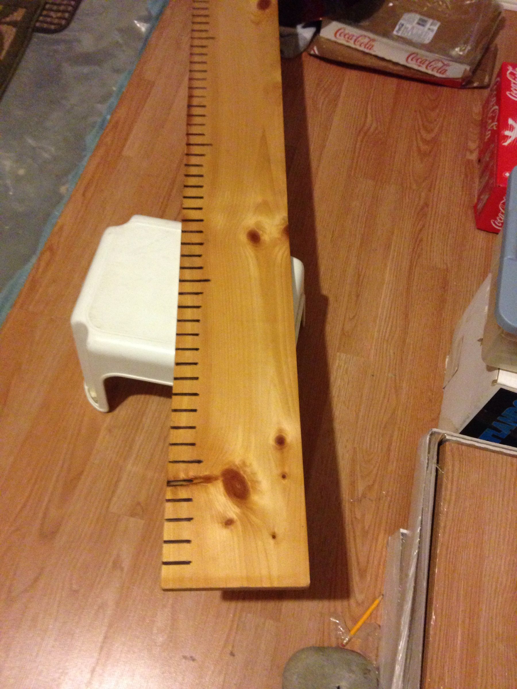 Children's Yard Stick Growth Chart : 7 Steps (with Pictures ...