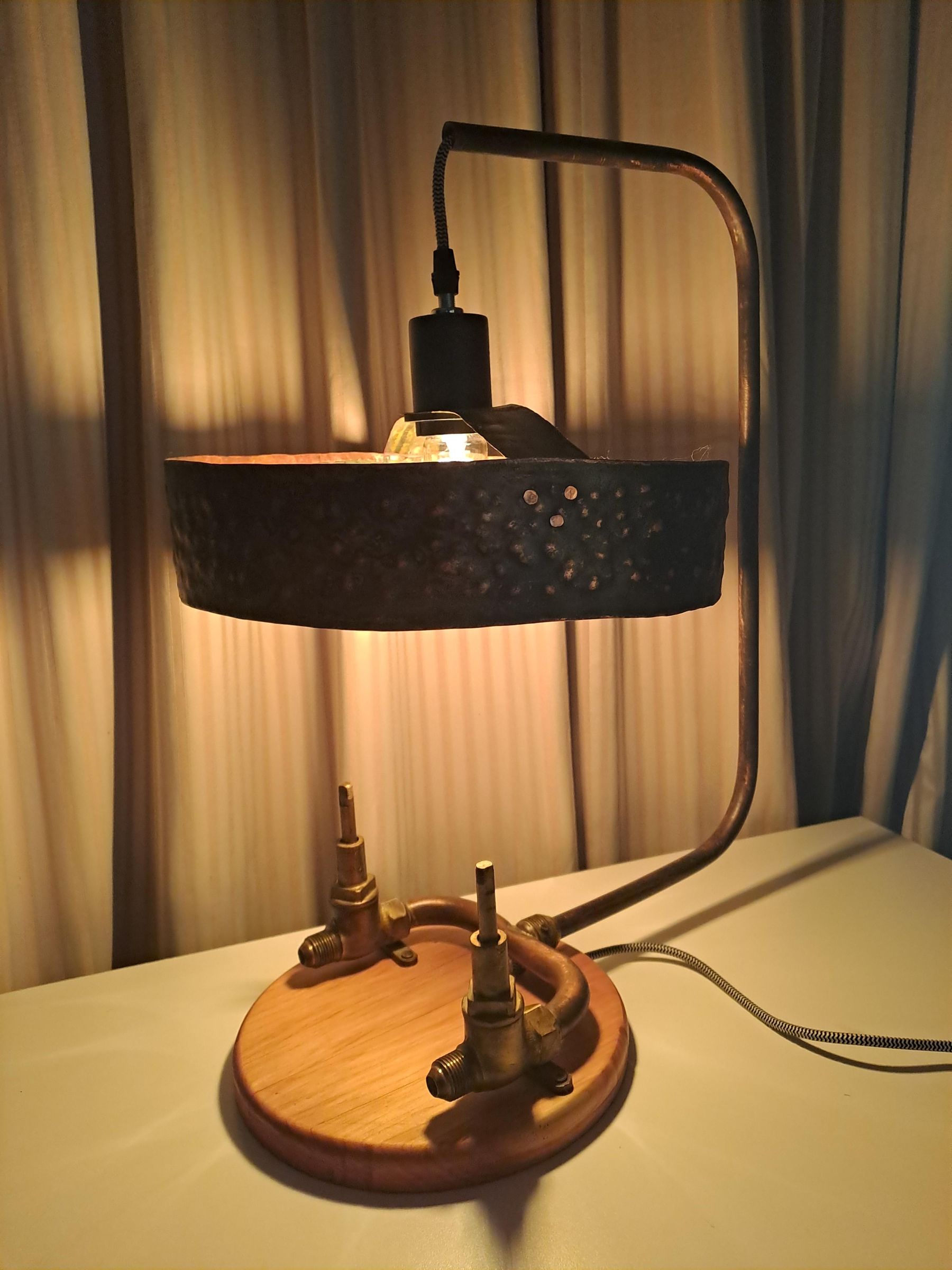 Recycled Beaten Copper Lamp : 17 Steps - Instructables