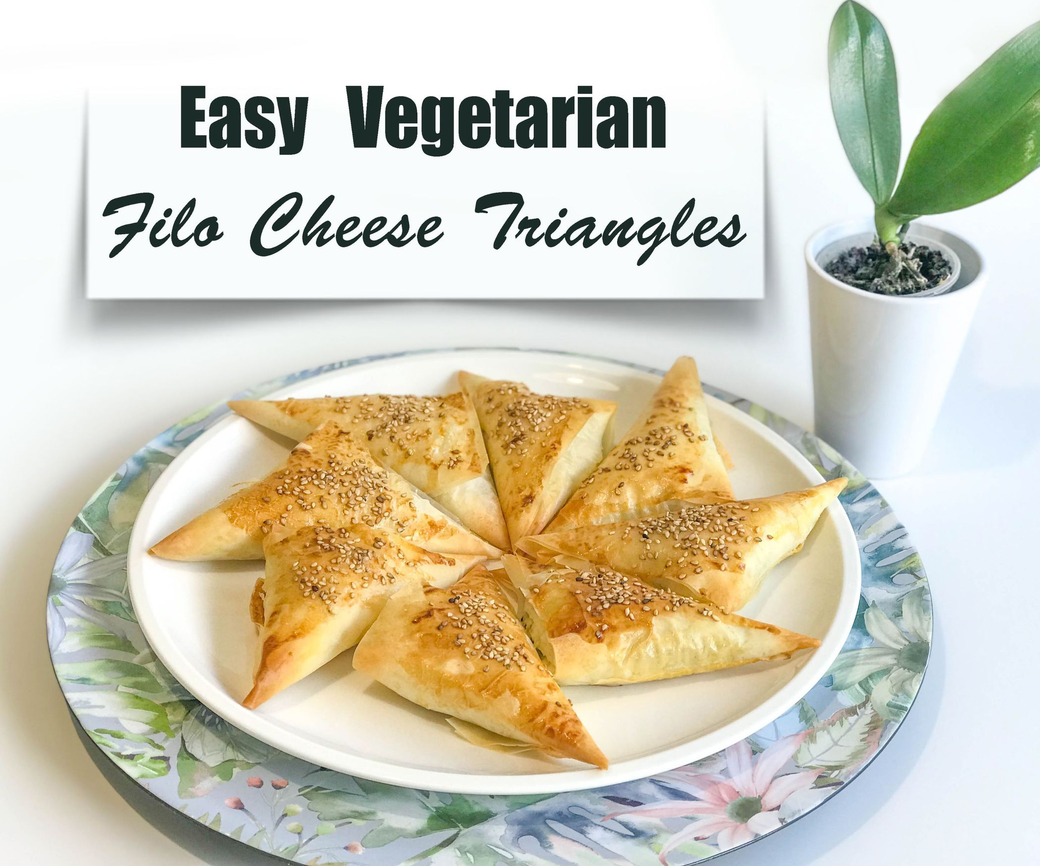 Easy Filo Cheese Triangles With Parsley : 5 Steps (with Pictures ...