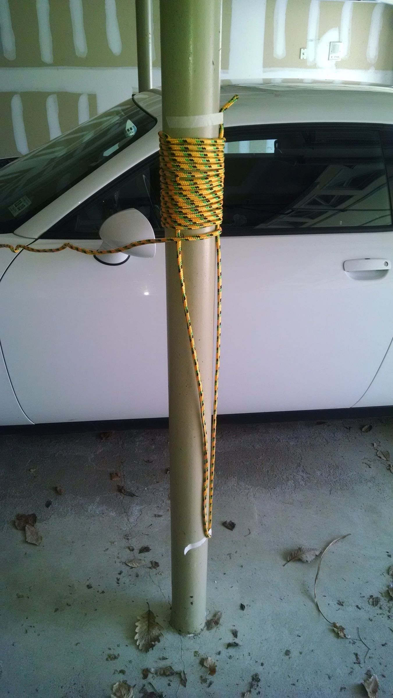 Car Door Protector From Garage Support Pole : 6 Steps - Instructables