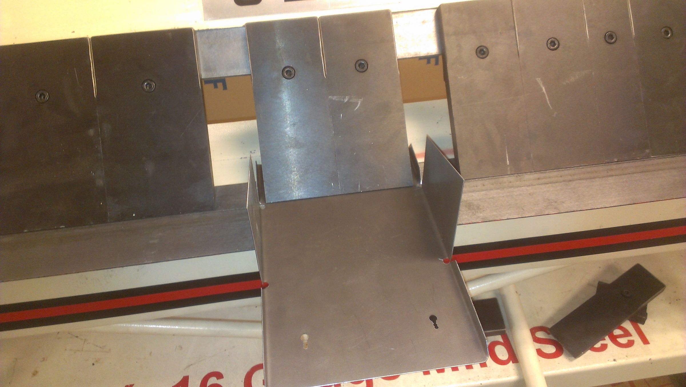 Sheet Metal Recipe Card Holder : 8 Steps - Instructables