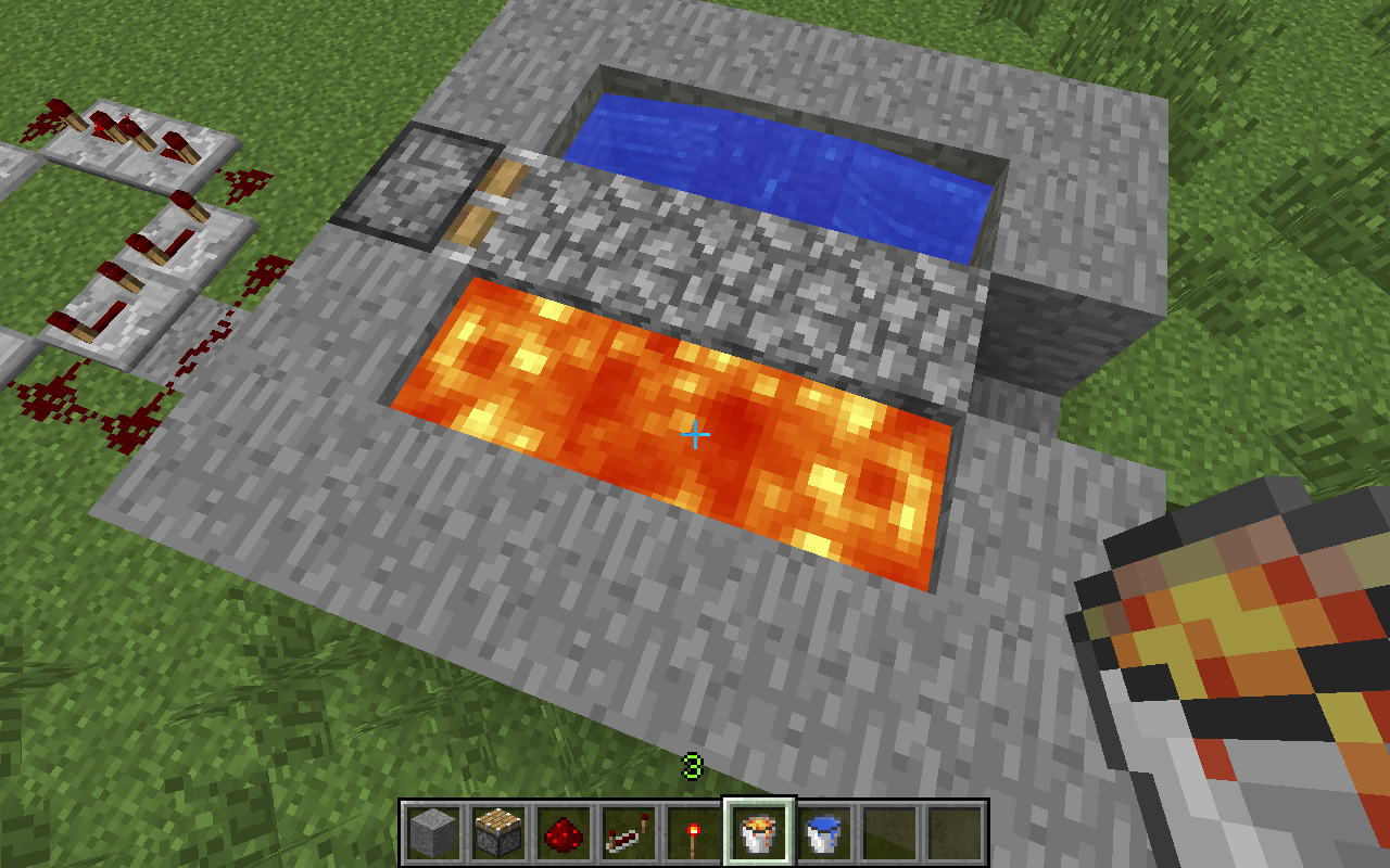 How to Make a Simple Automatic Minecraft Cobblestone Generator ...