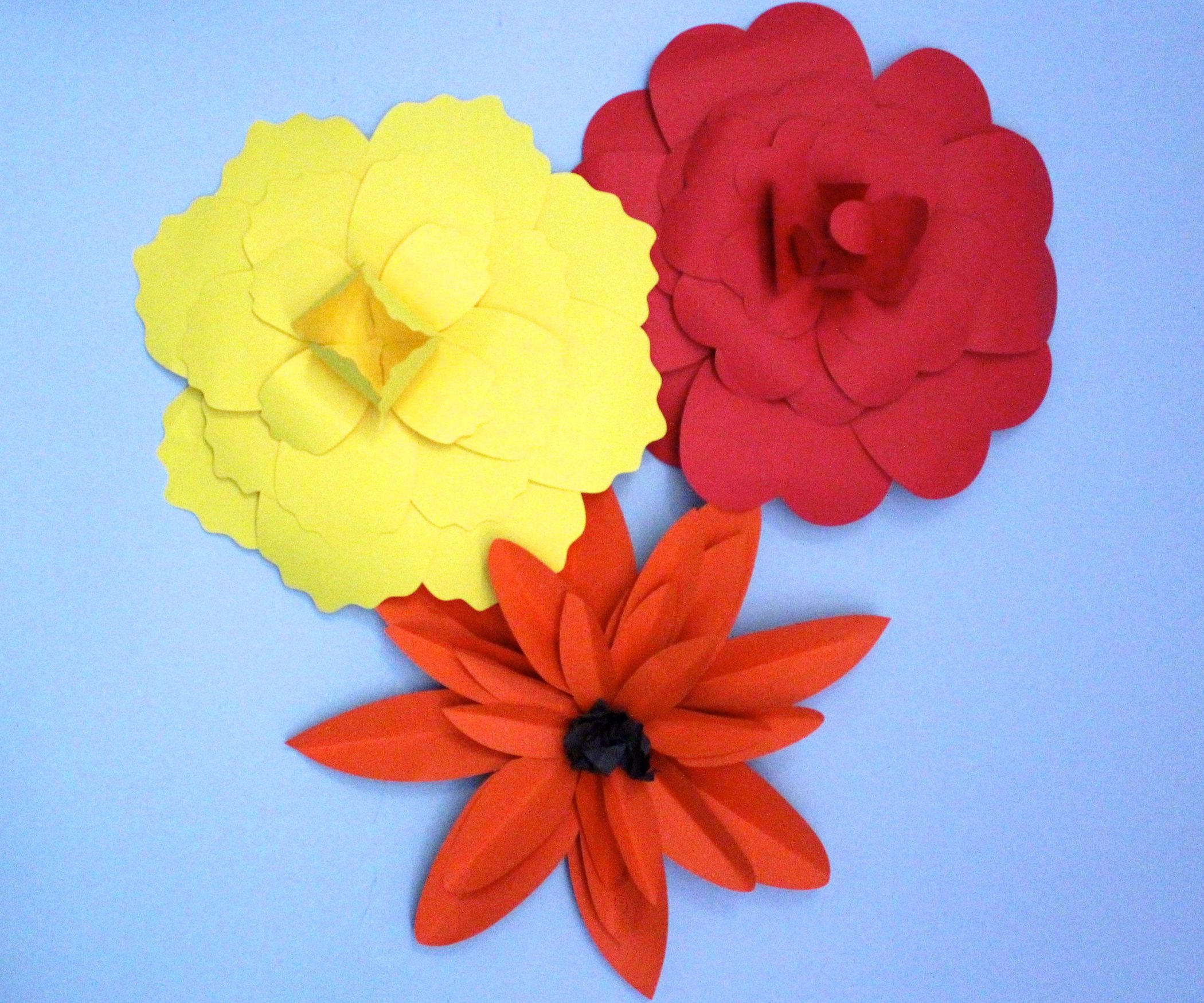 Giant Paper Flowers : 9 Steps (with Pictures) - Instructables