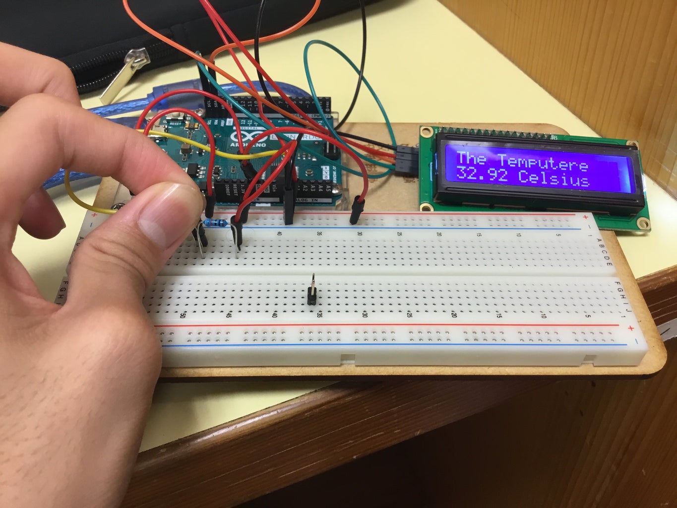 Fahrenheit Thermometer With Arduino 4 Steps Instructables