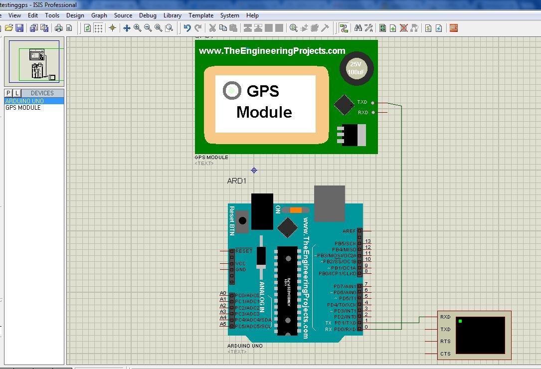 How to Simulate GPS Module in Proteus : 3 Steps - Instructables