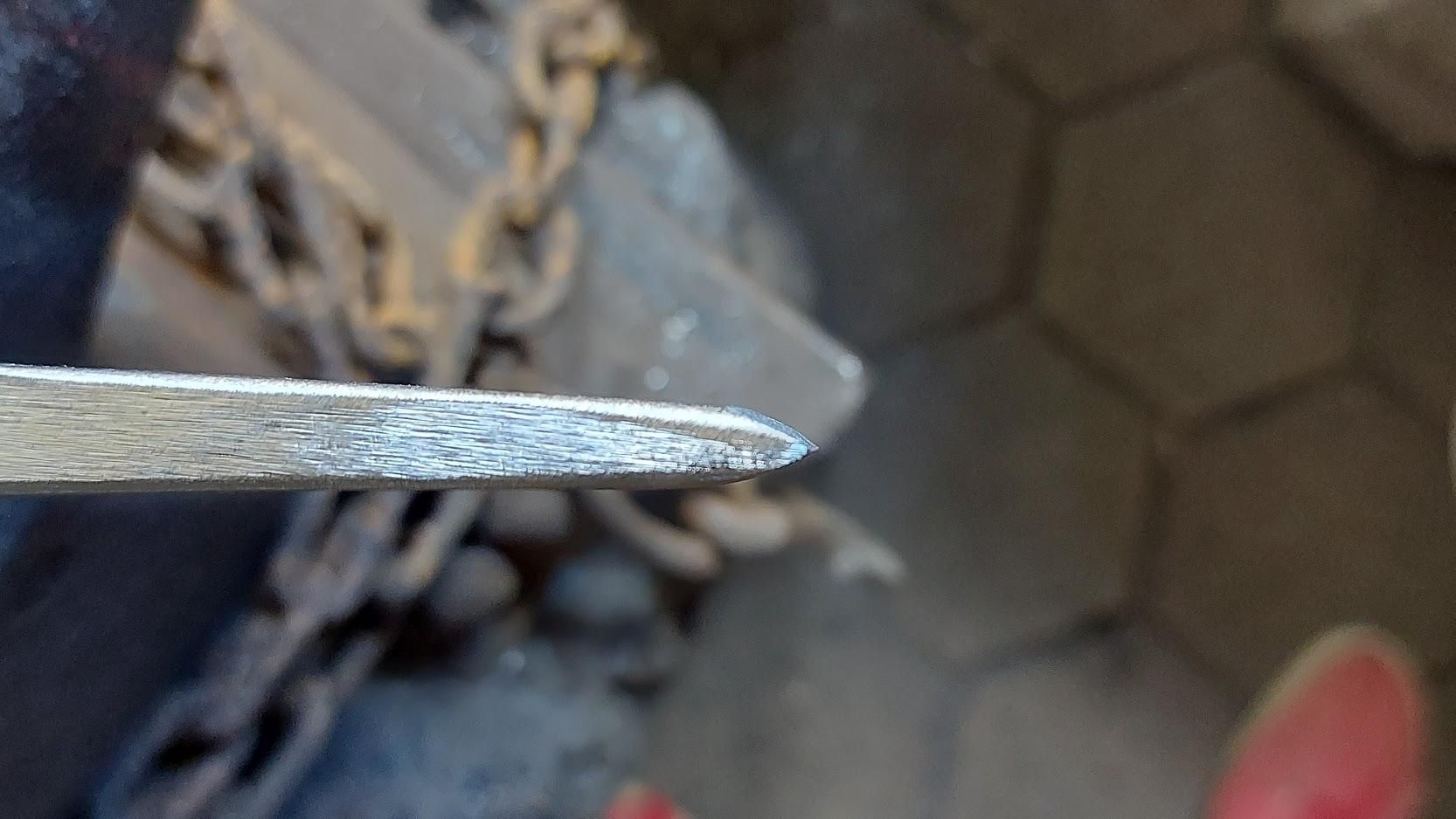 Forging a Hot Cut Blacksmiths Tool : 6 Steps (with Pictures ...