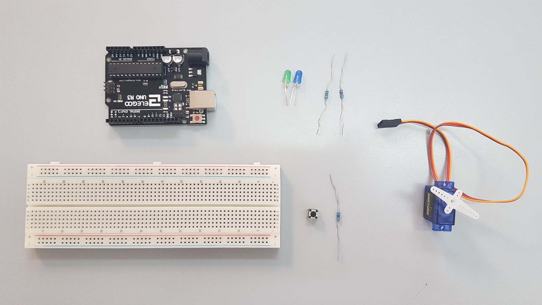 Arduino Reaction Timer With A Servo 5 Steps Instructables