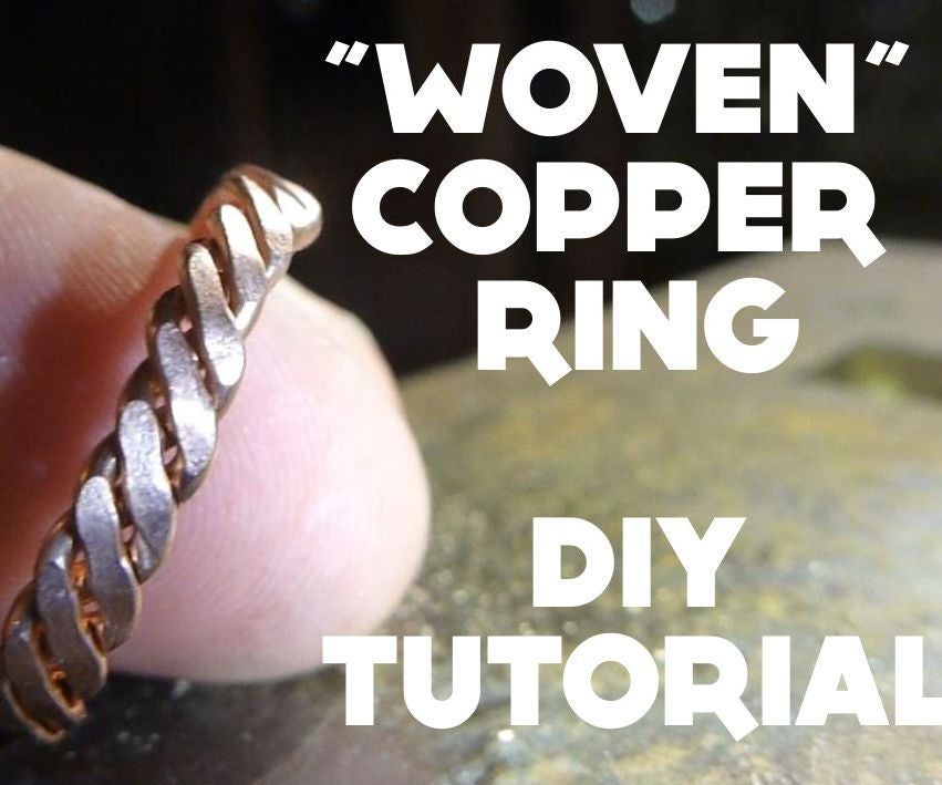 "Woven" Copper Ring - DIY Tutorial : 3 Steps (with Pictures ...