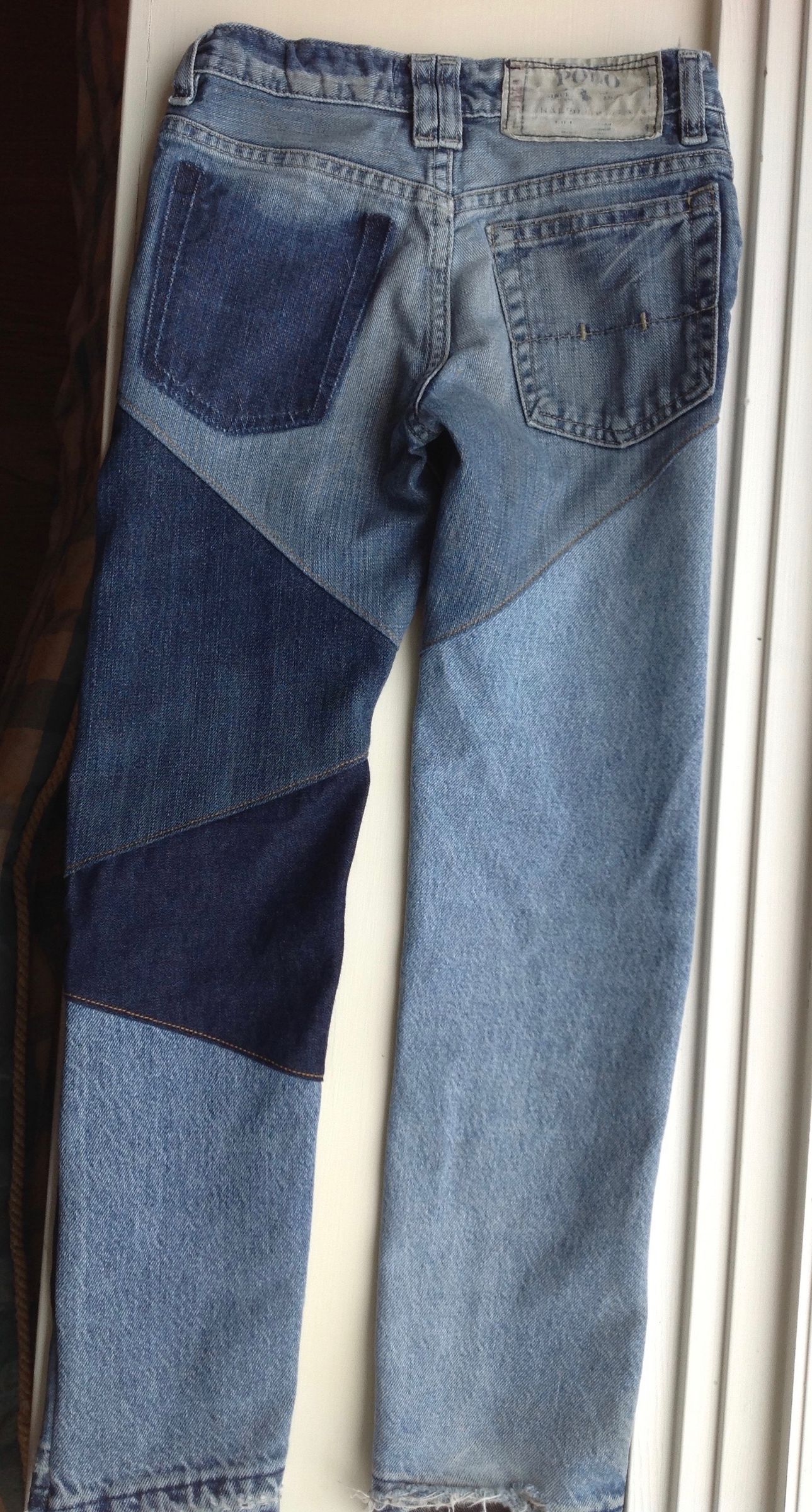 Designer Patchwork Jeans Remake : 8 Steps (with Pictures) - Instructables