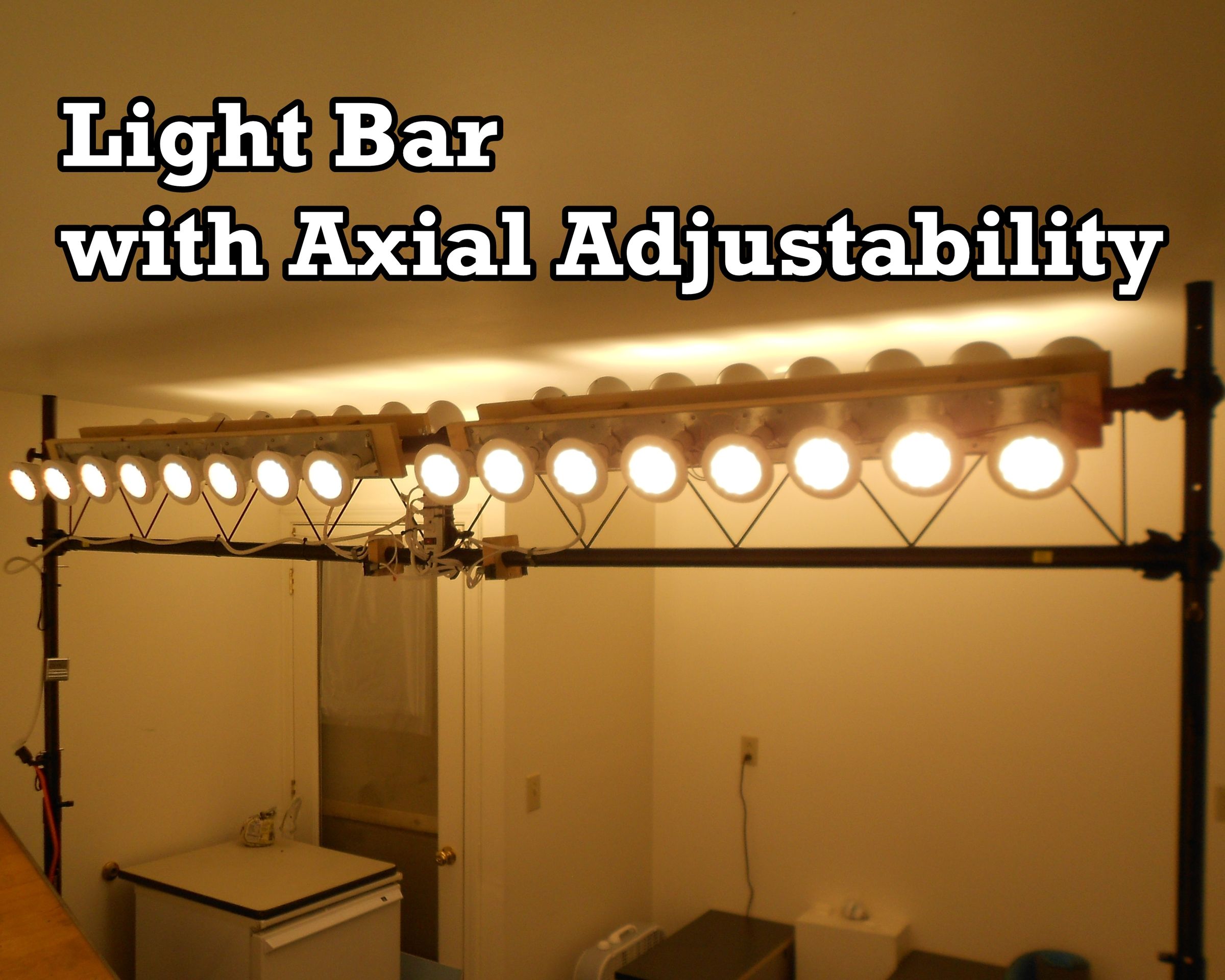 Light Bar With Axial Adjustability : 7 Steps (with Pictures ...