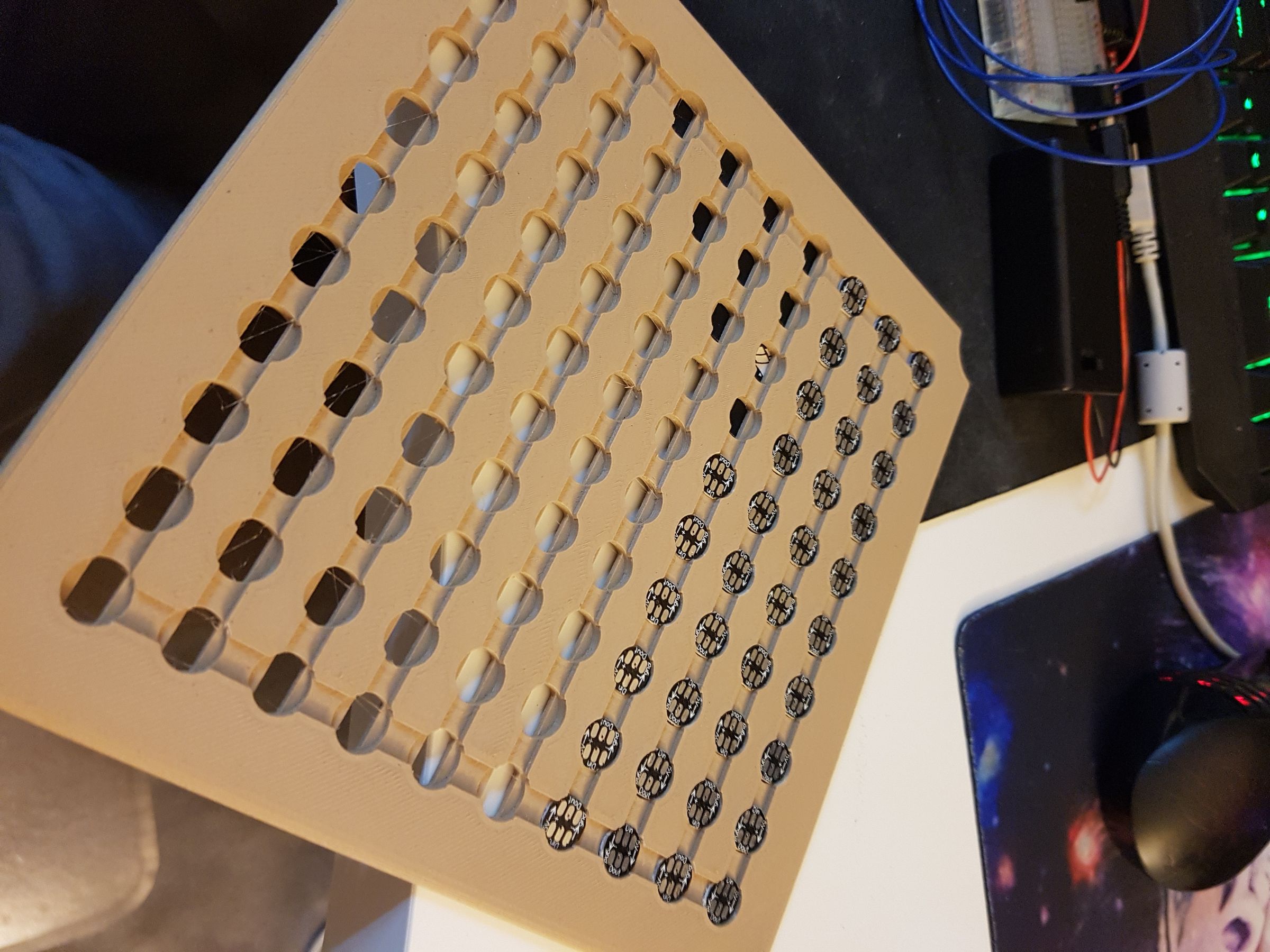Design and 3D Print an RGB Word Clock : 13 Steps (with Pictures ...
