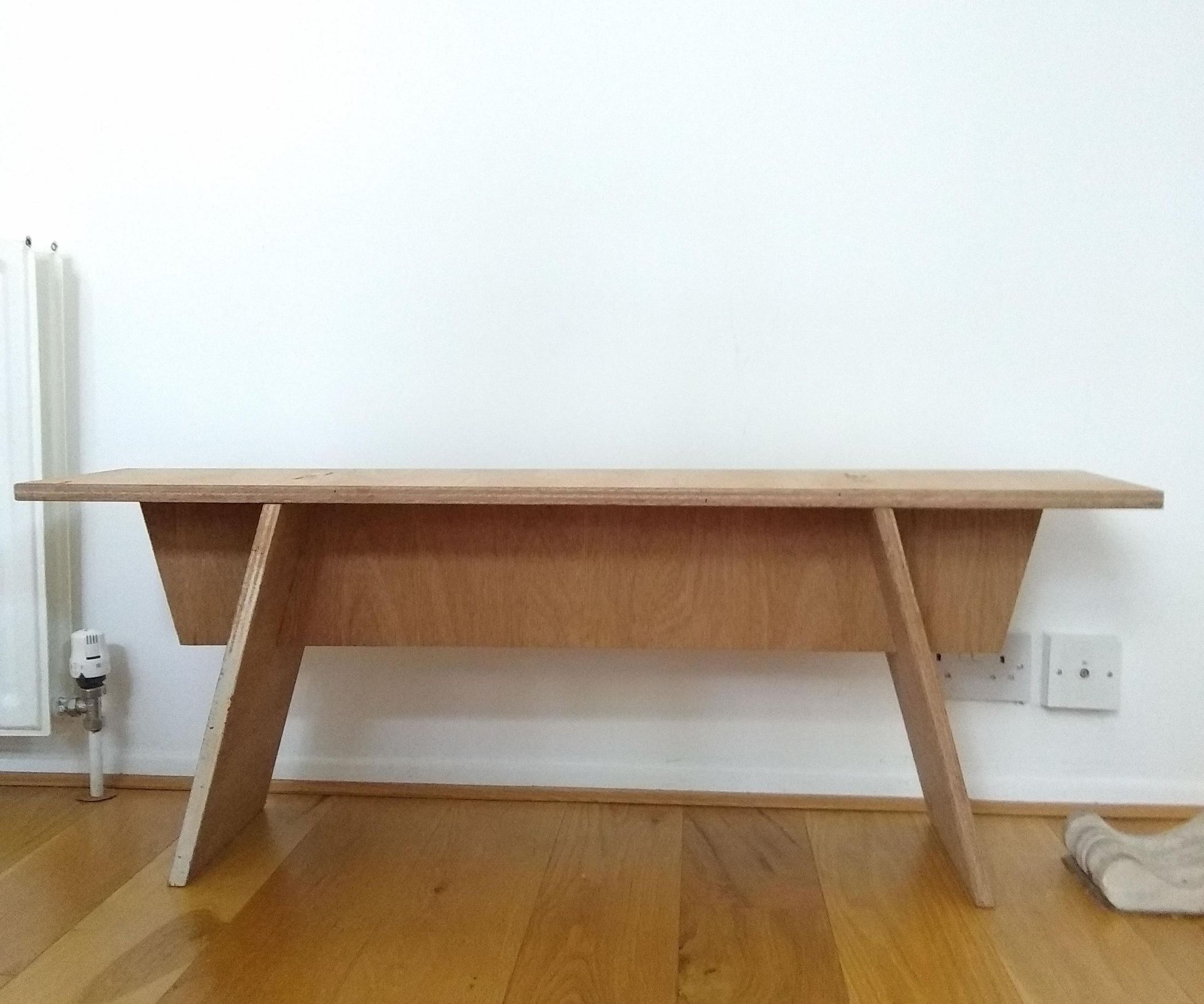 Modern Plywood Bench From One Sheet of Scrap! : 10 Steps (with Pictures ...