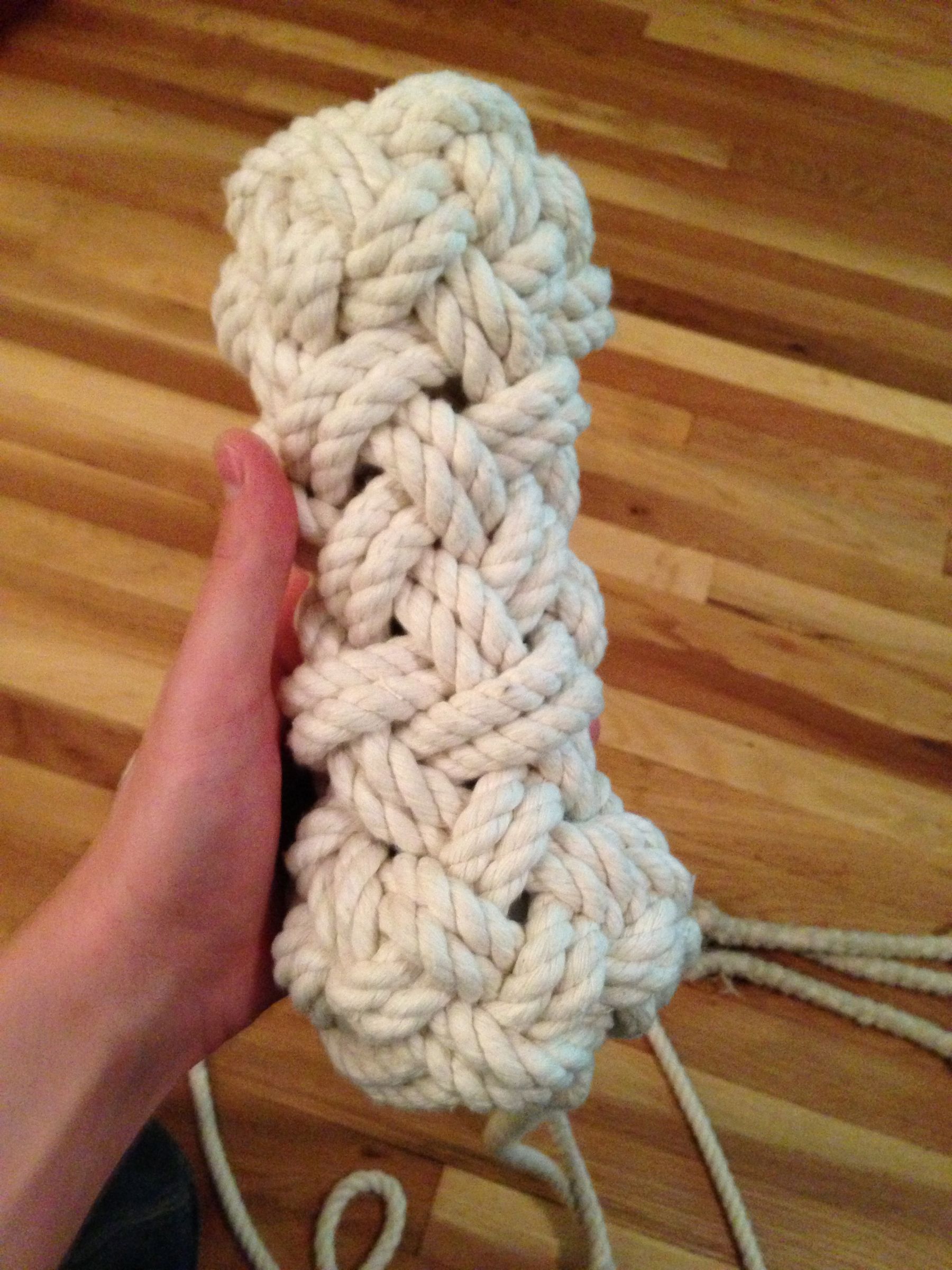 How to Make a Woven Rope Bone Dog Toy : 8 Steps (with Pictures ...