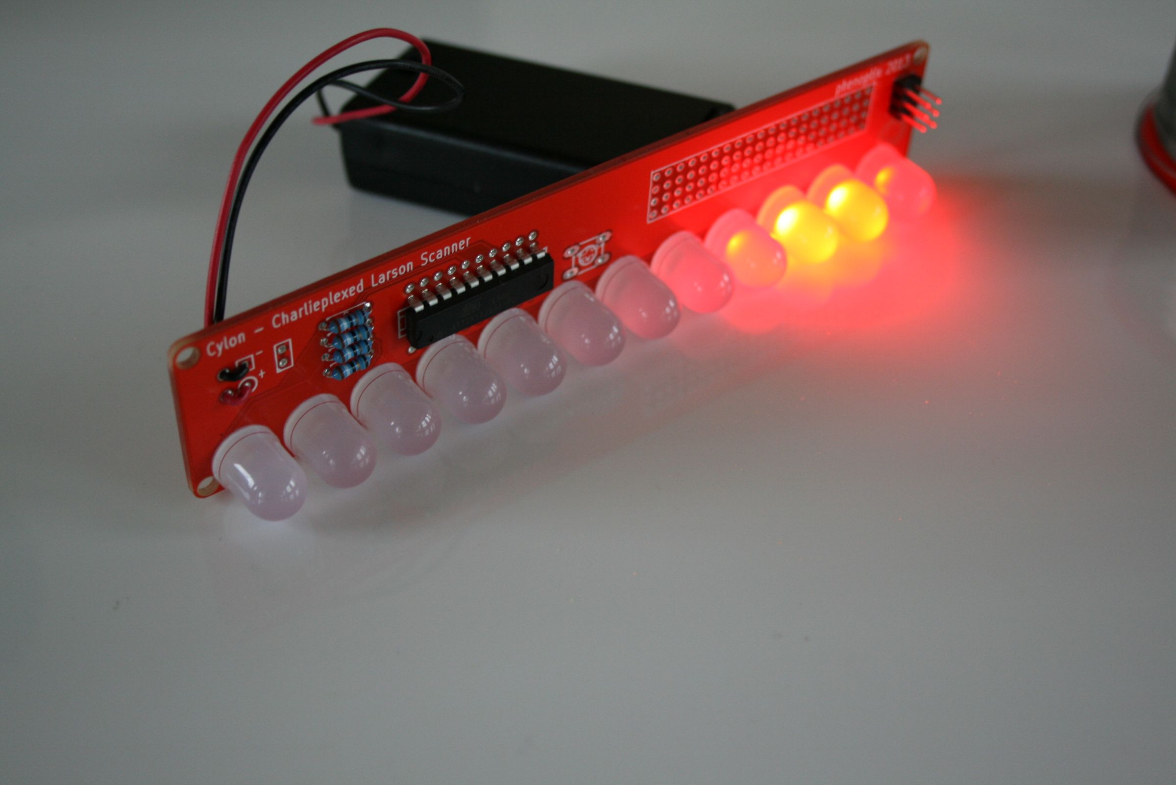 The Cylon - Larson Scanner Kit - With Charlieplexing! : 9 Steps (with ...