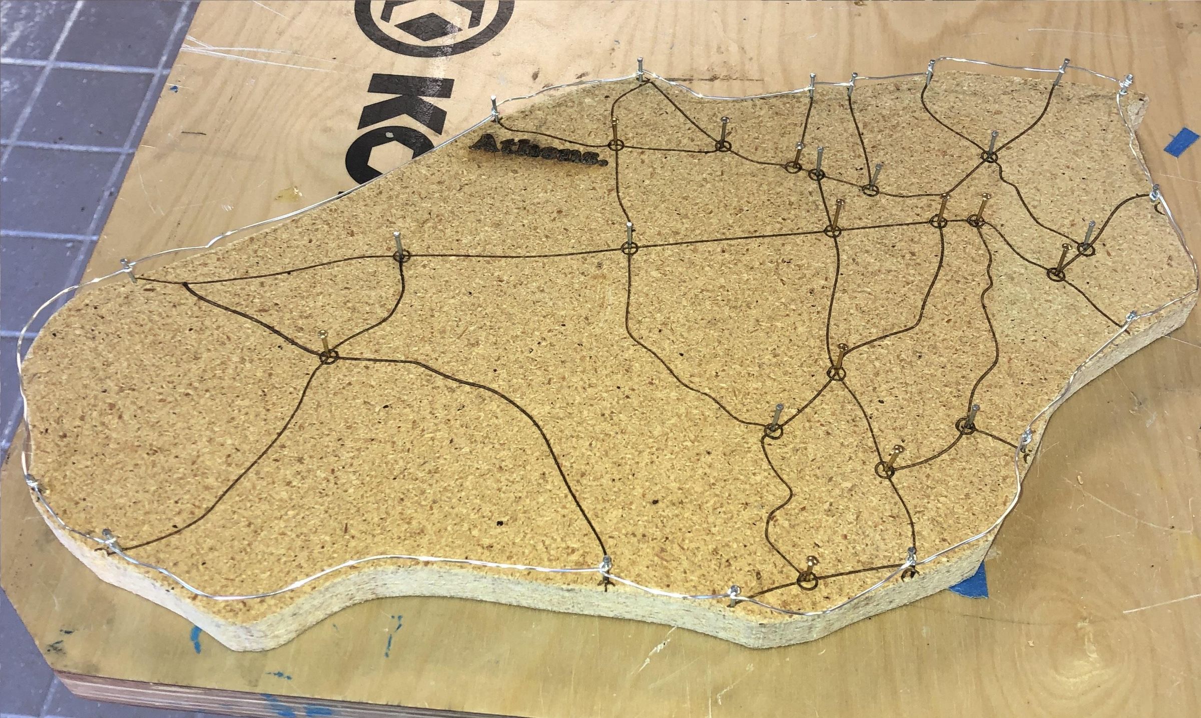 Athens Georgia Wire Map : 8 Steps (with Pictures) - Instructables