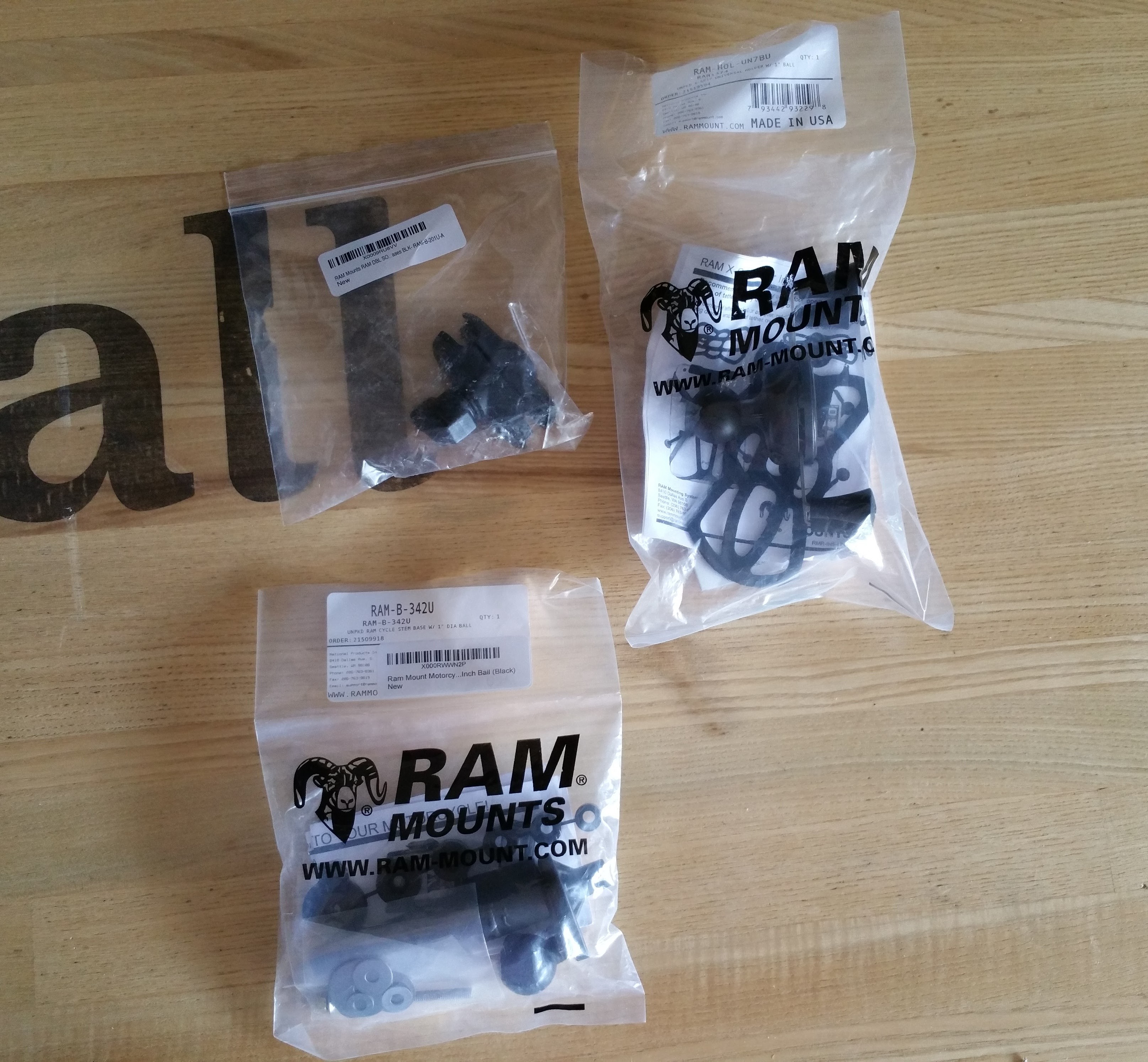 How to Install a RAM Phone Mount on a Motorcycle : 6 Steps (with ...