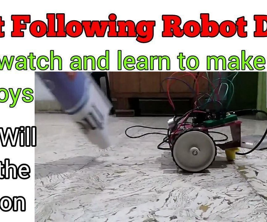 OBJECT FOLLOWING/AVOIDING ROBOT : 5 Steps - Instructables