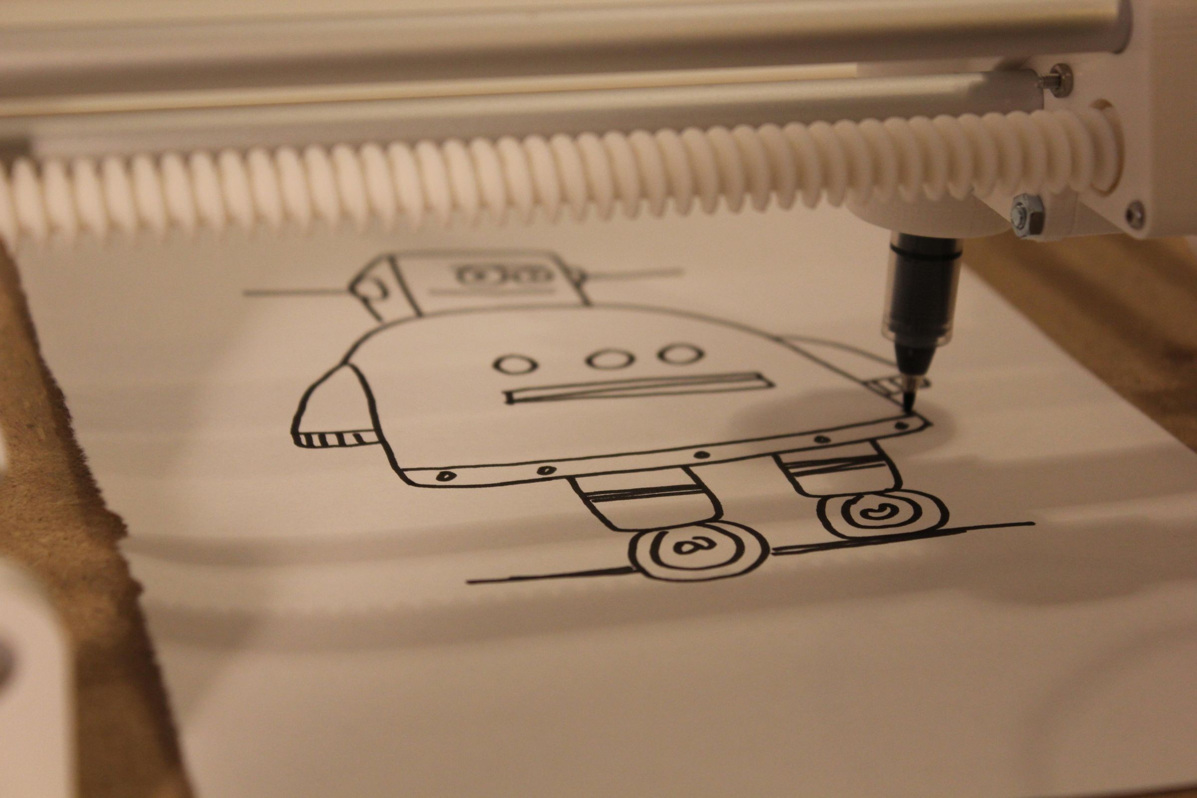 Almost Entirely 3D-printed Pen Plotter : 5 Steps (with Pictures ...