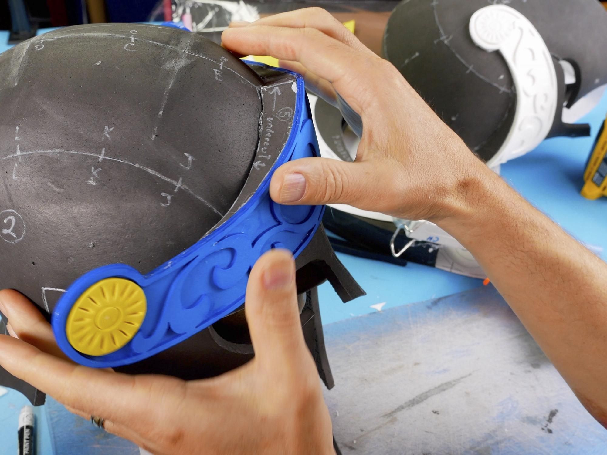 DIY Spartan Helmet Costume From Foam! : 27 Steps (with Pictures ...