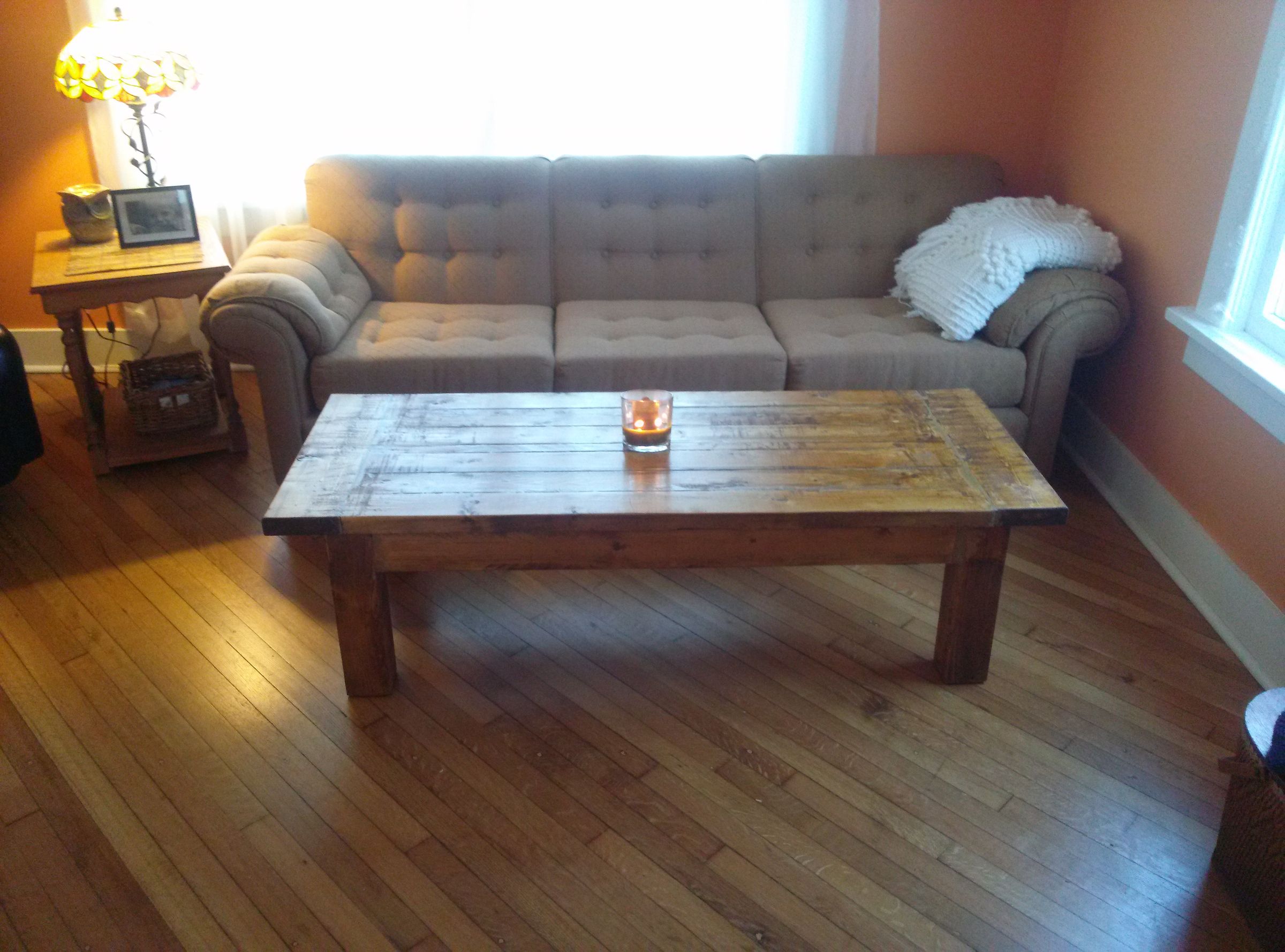 Beautiful Inexpensive Rustic Coffee Table : 16 Steps (with Pictures ...