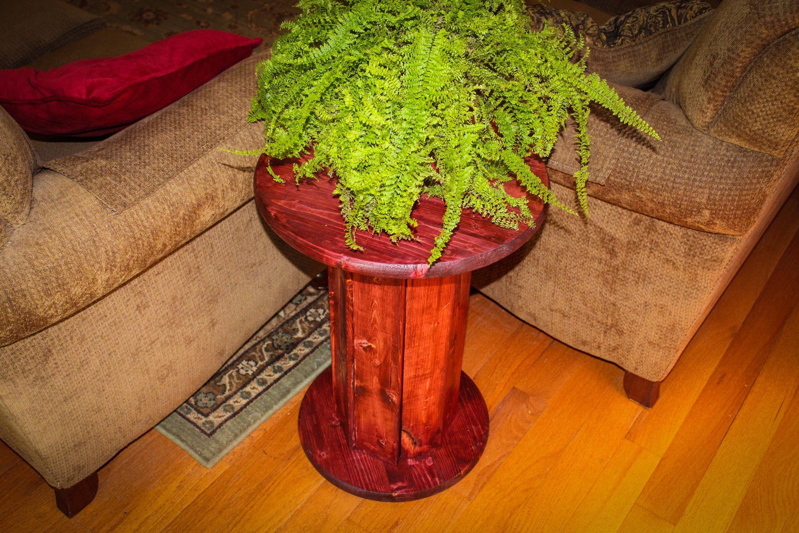 Side Table or Plant Stand Made From 2x4s : 16 Steps (with Pictures ...