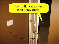How to Fix a Door That Won't Stay Open - Instructables