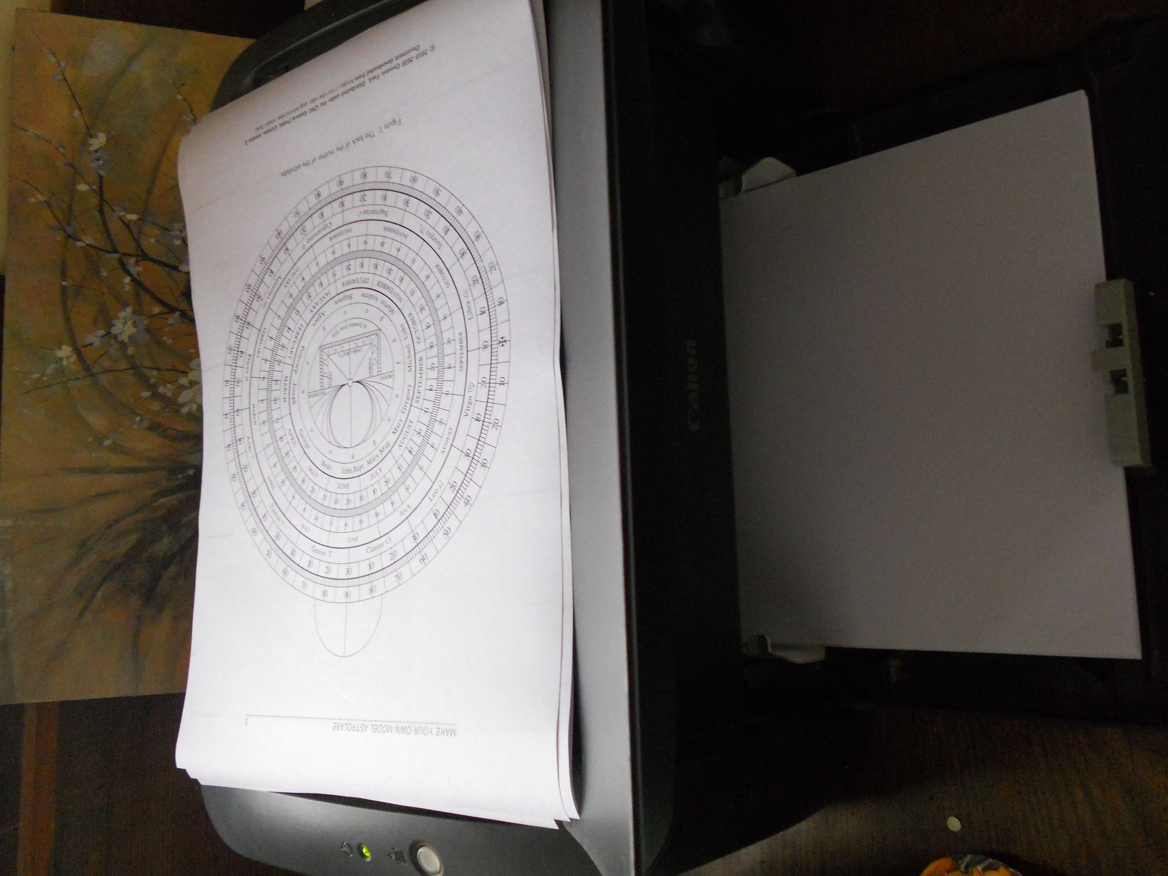 ASTROLABE - Made Using Paper (medieval Astronomical Instrument) : 4 ...