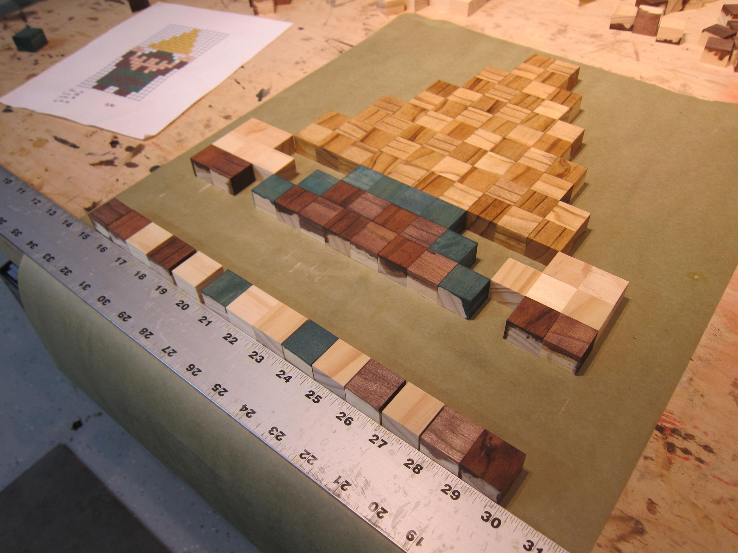 Stained Wood Pixel Art : 7 Steps (with Pictures) - Instructables