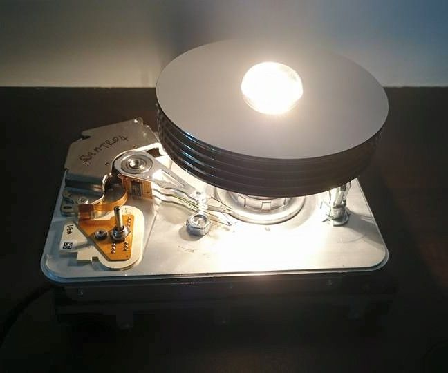 Hard Drive Lamp (another One) - Instructables